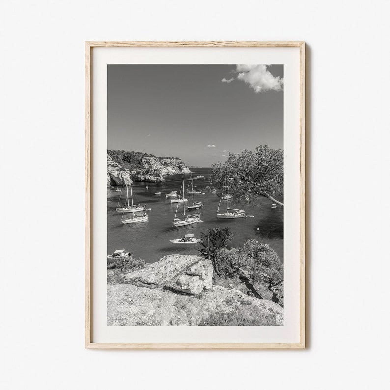 POSTER Menorca Photo Poster Print, Menorca Black and White Wall Art ...