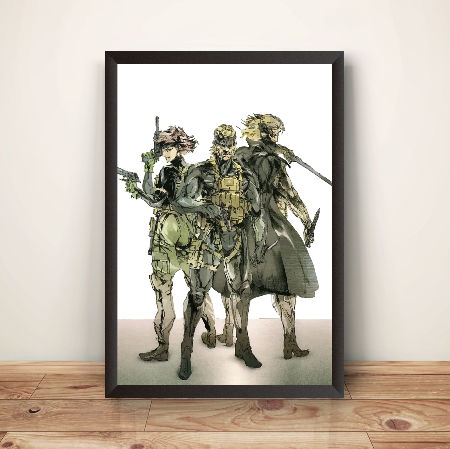 POSTER Meryl, Snake, & Raiden MGS 4 Premium Poster-UNFRAMED - Walmart.com