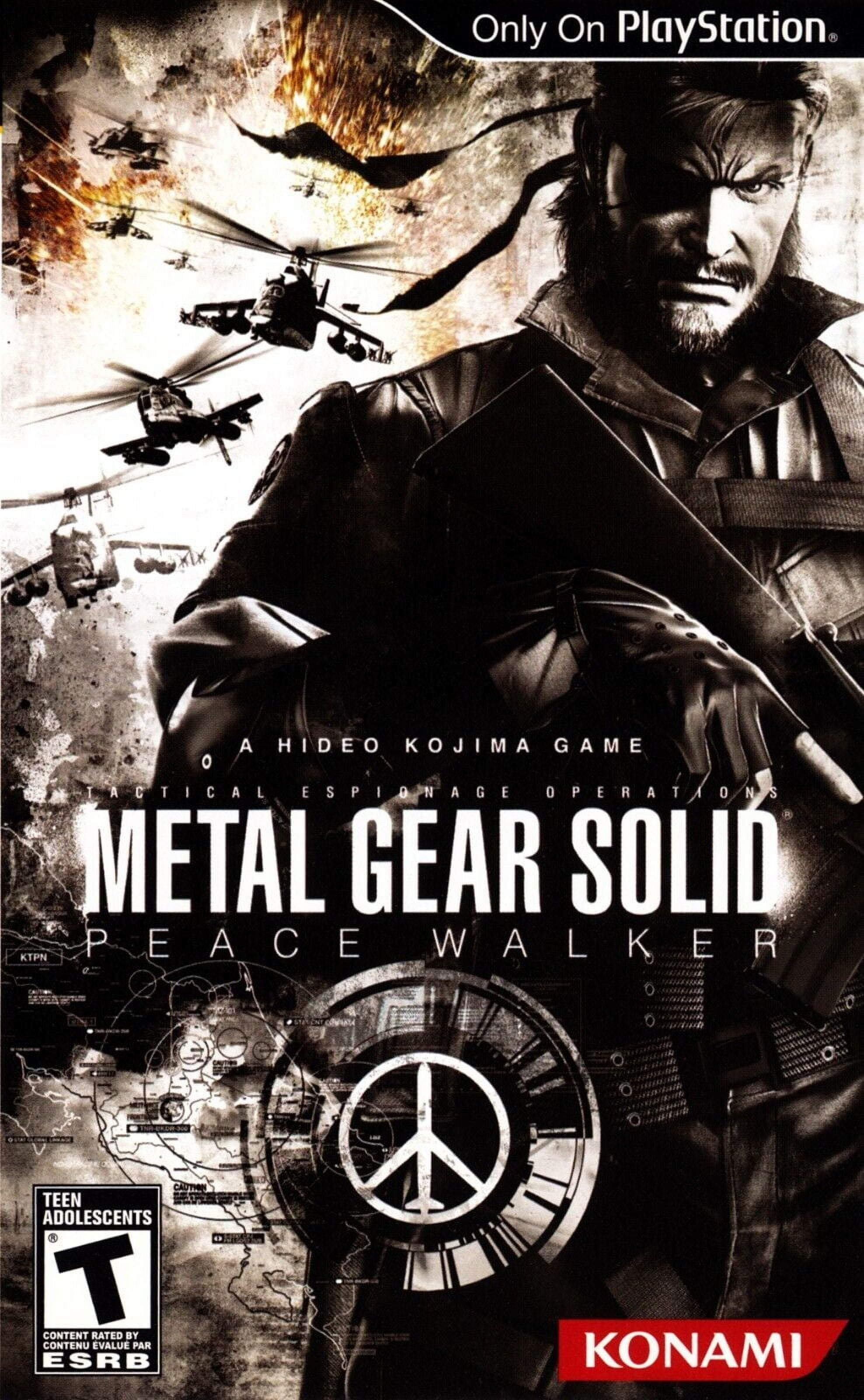 POSTER Metal Gear Solid Peace Walker Sony PSP BOX ART Glossy POSTER ...