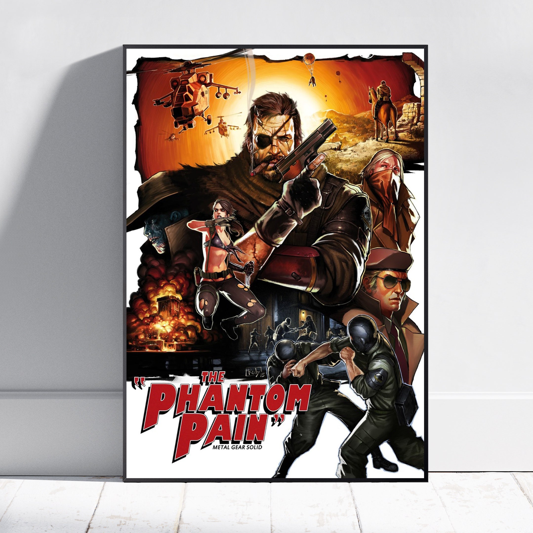 POSTER Metal Gear Solid Poster, Big Boss Wall Art, Game Poster Gift, HQ ...
