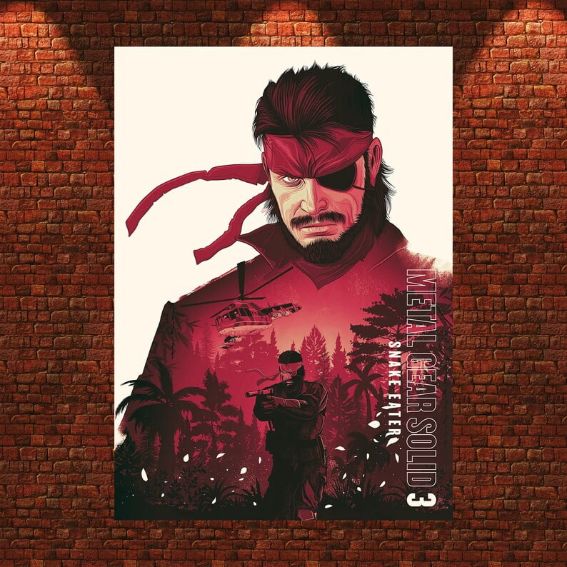 POSTER Metal Gear Solid Poster - Game Print-UNFRAMED - Walmart.com