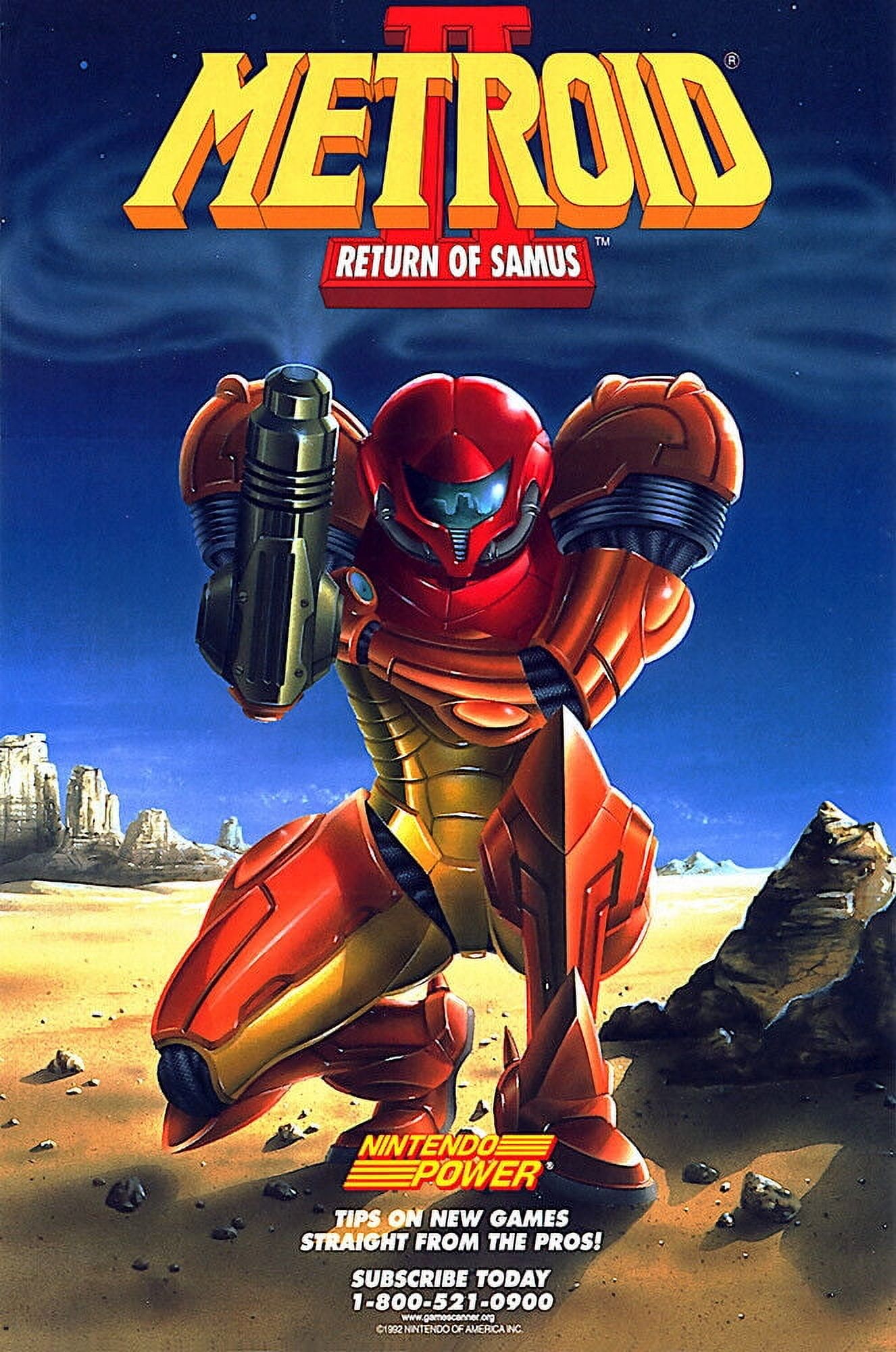 POSTER Metroid II Return of Samus Game Boy GB Super Premium POSTER MADE ...