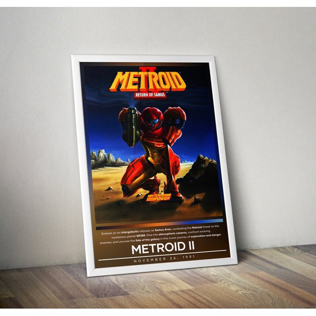 POSTER Metroid II: Return of Samus Poster | Metroid Prints | Gaming ...