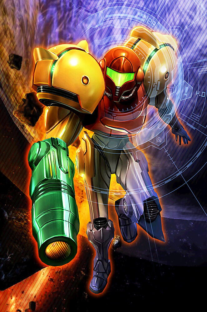 POSTER Metroid Prime 1 2 3 Samus GameCube Wii Premium POSTER MADE IN ...