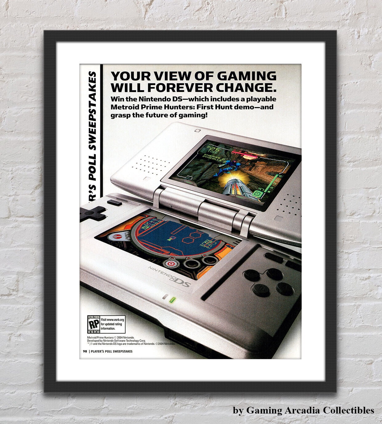 POSTER Metroid Prime Hunters Nintendo DS Handheld Poster-24x36-UNFRAMED ...