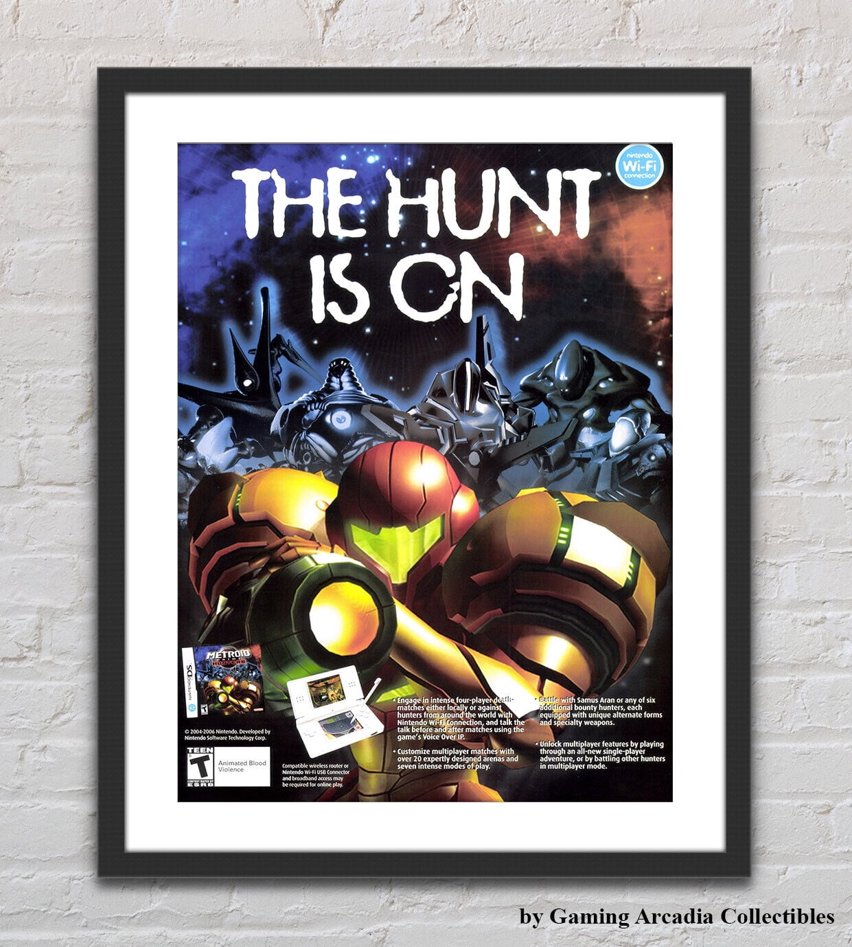 POSTER Metroid Prime Hunters Nintendo DS Poster-12x18-UNFRAMED ...