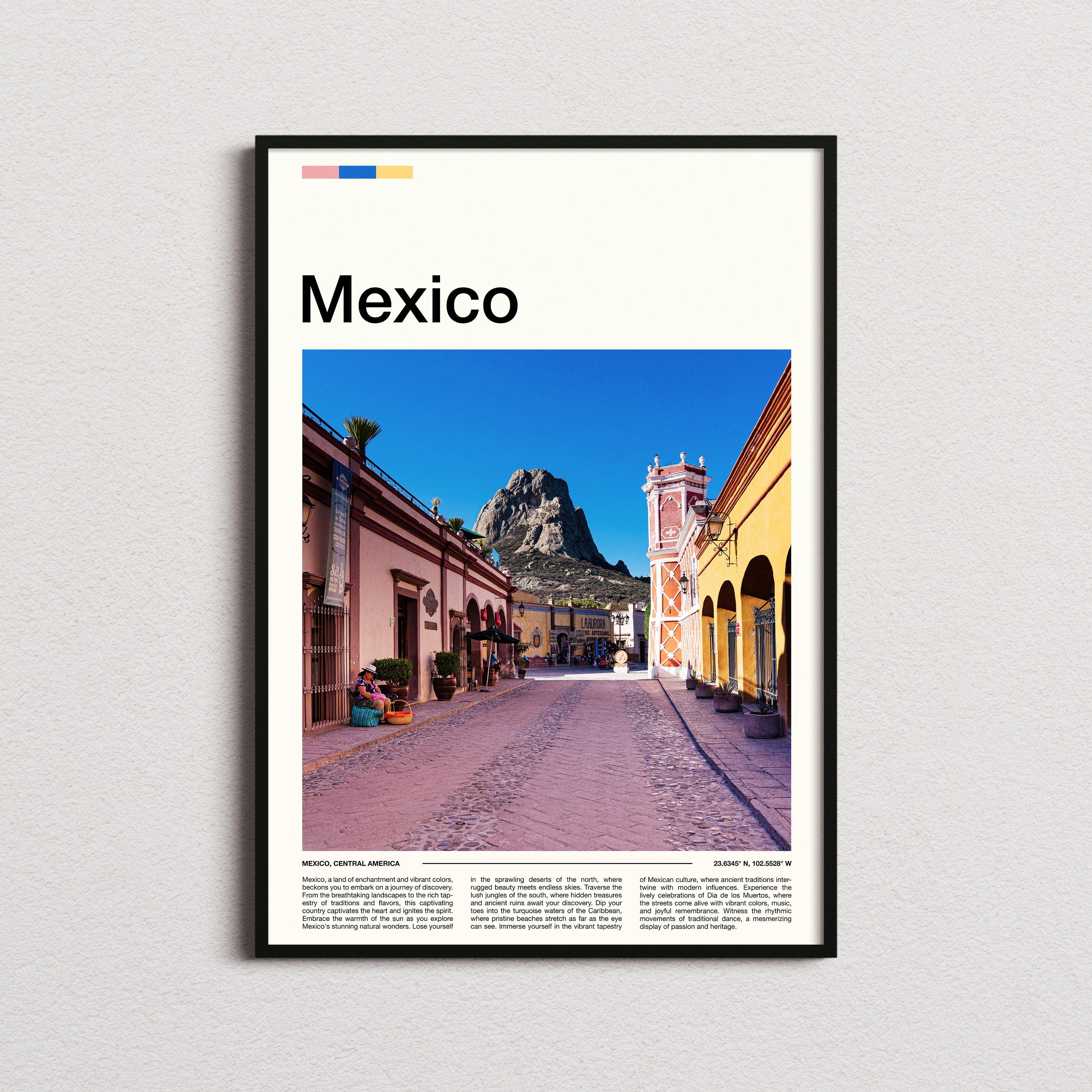 POSTER Mexico Print, Mexico Poster, Mexico Wall Art, Mexico Art Print, Mexico Photo-UNFRAMED ...