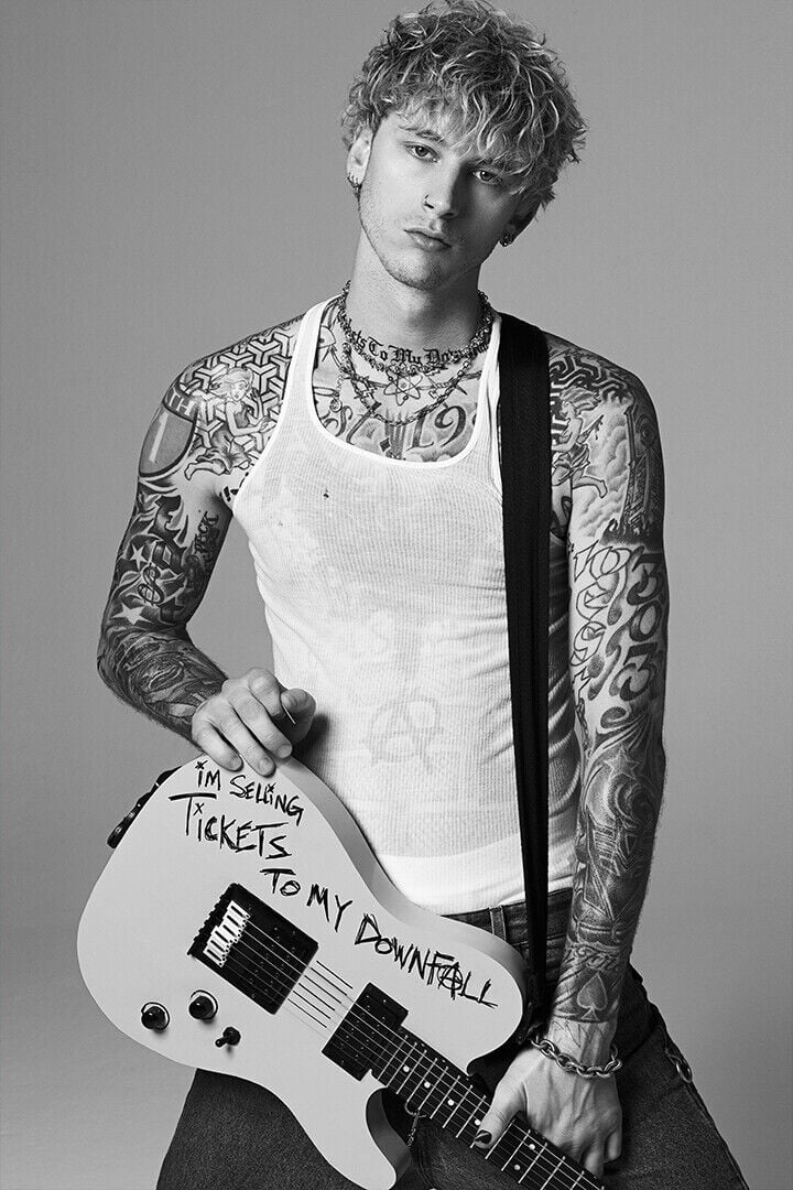 POSTER Mgk Machine Gun Kelly Usa Rapper Star Wall Art Home Decor ...