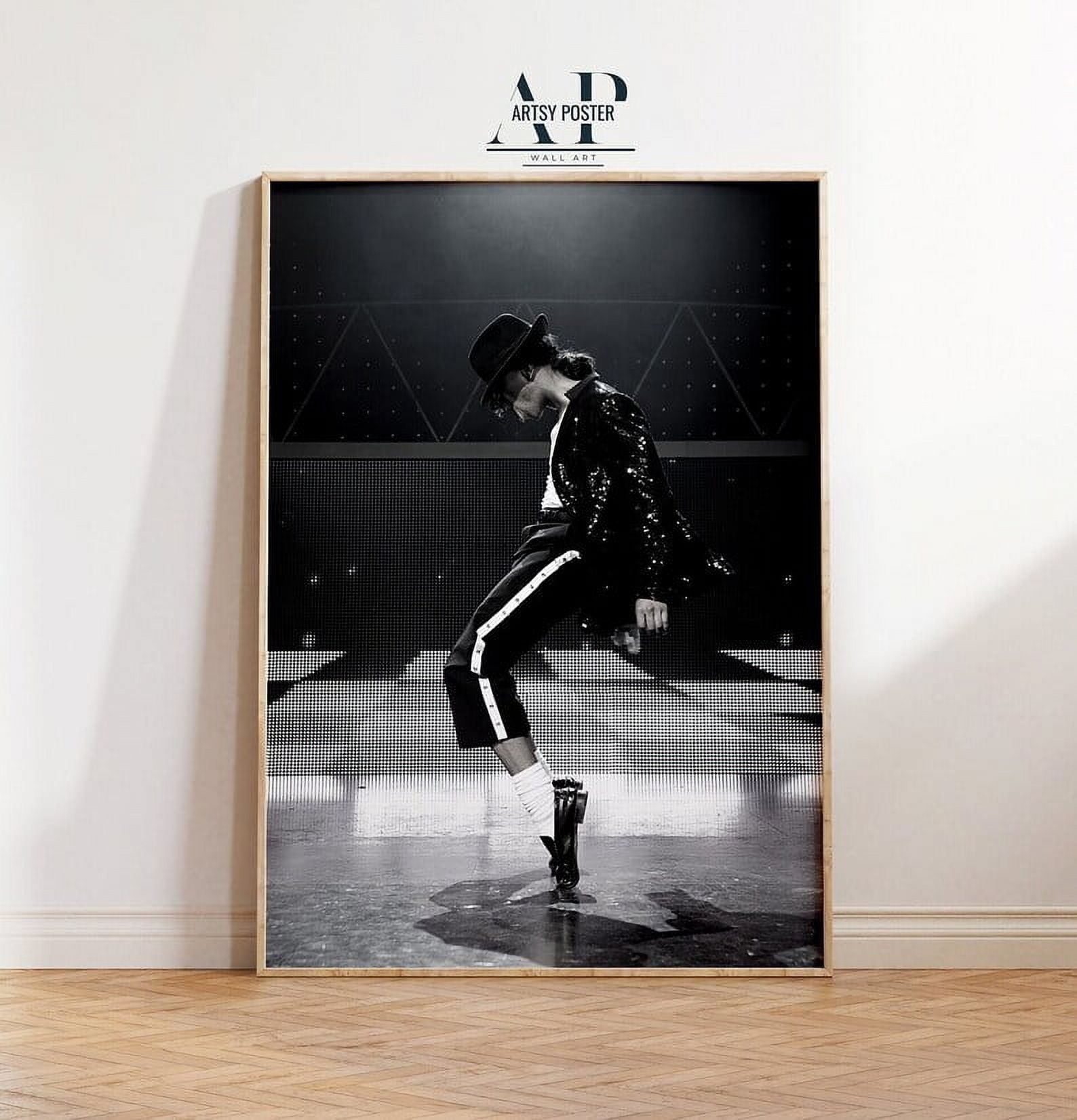 POSTER Michael Jackson Vintage Poster, Iconic Pop Music Legend Wall Art ...