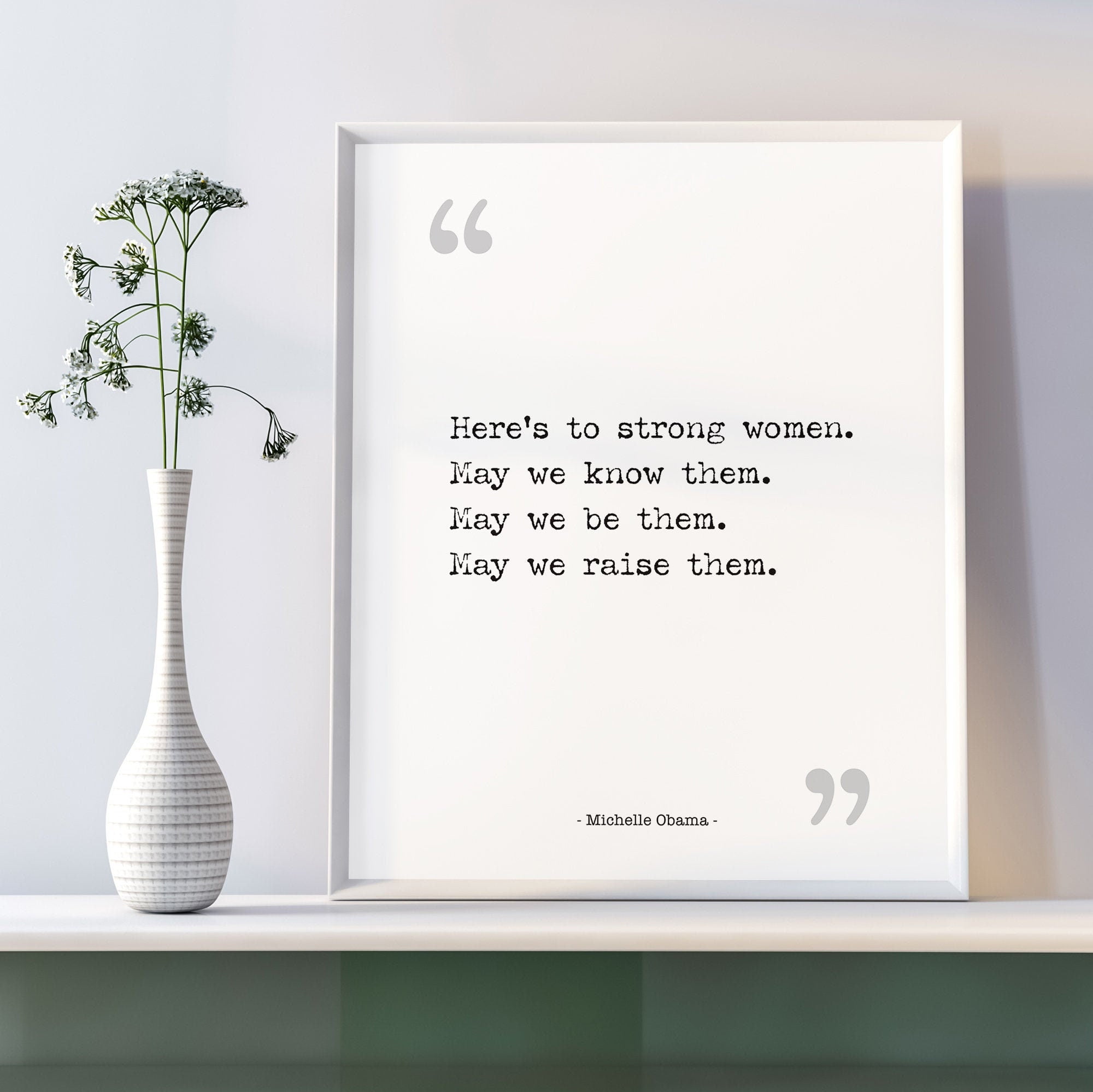 POSTER Michelle Obama, Obama Poster, Inspirational Quotes Prints ...