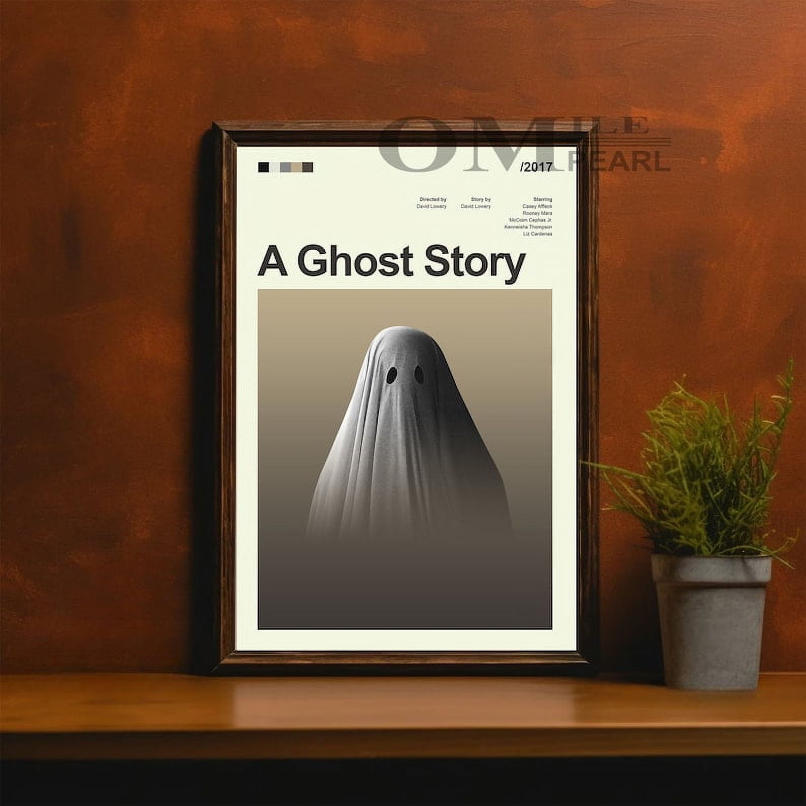 POSTER Mid Century Modern A Ghost Story Movie Poster, Retro Movie Print ...