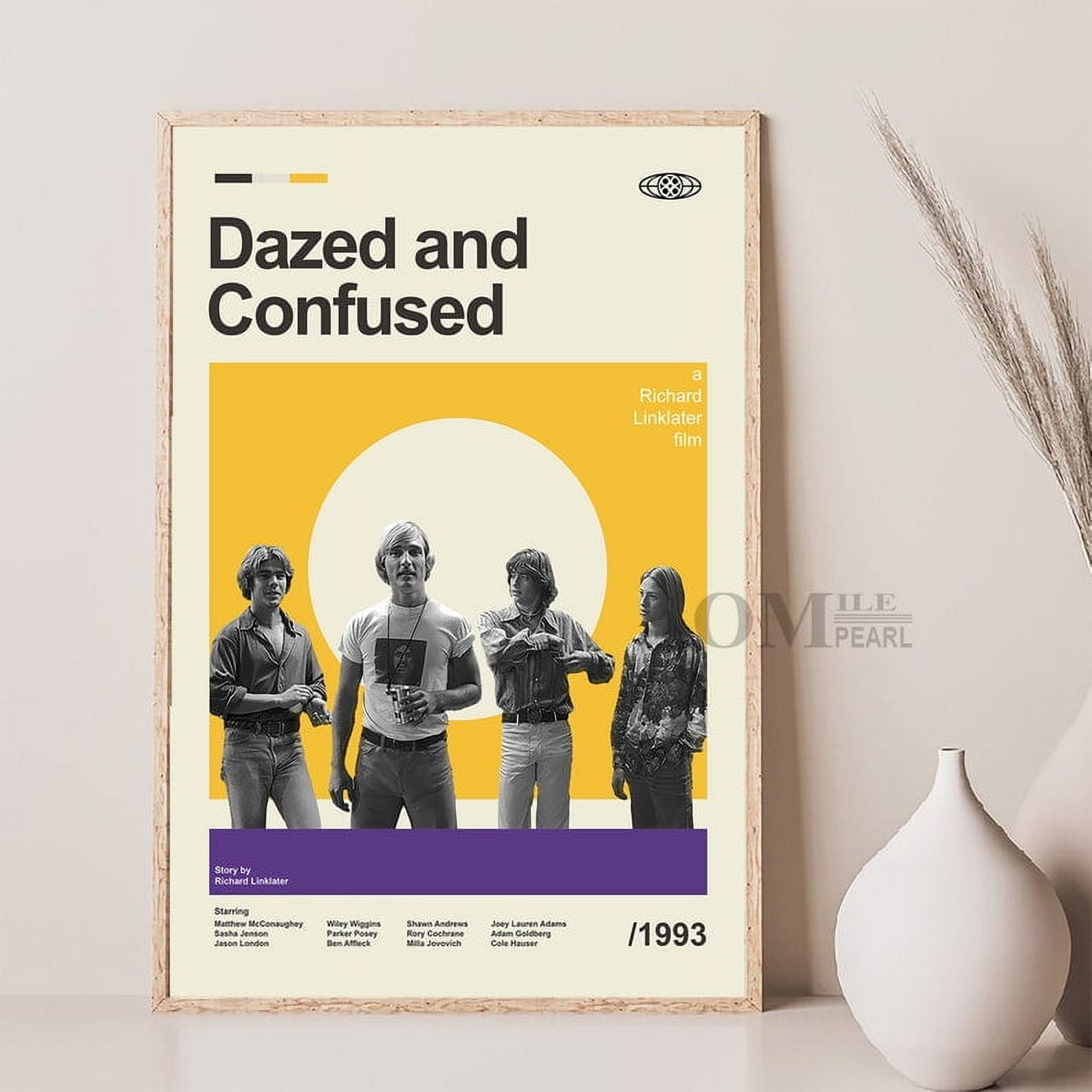 POSTER Mid Century Modern Dazed and Confused Posters, Retro Movie Print ...