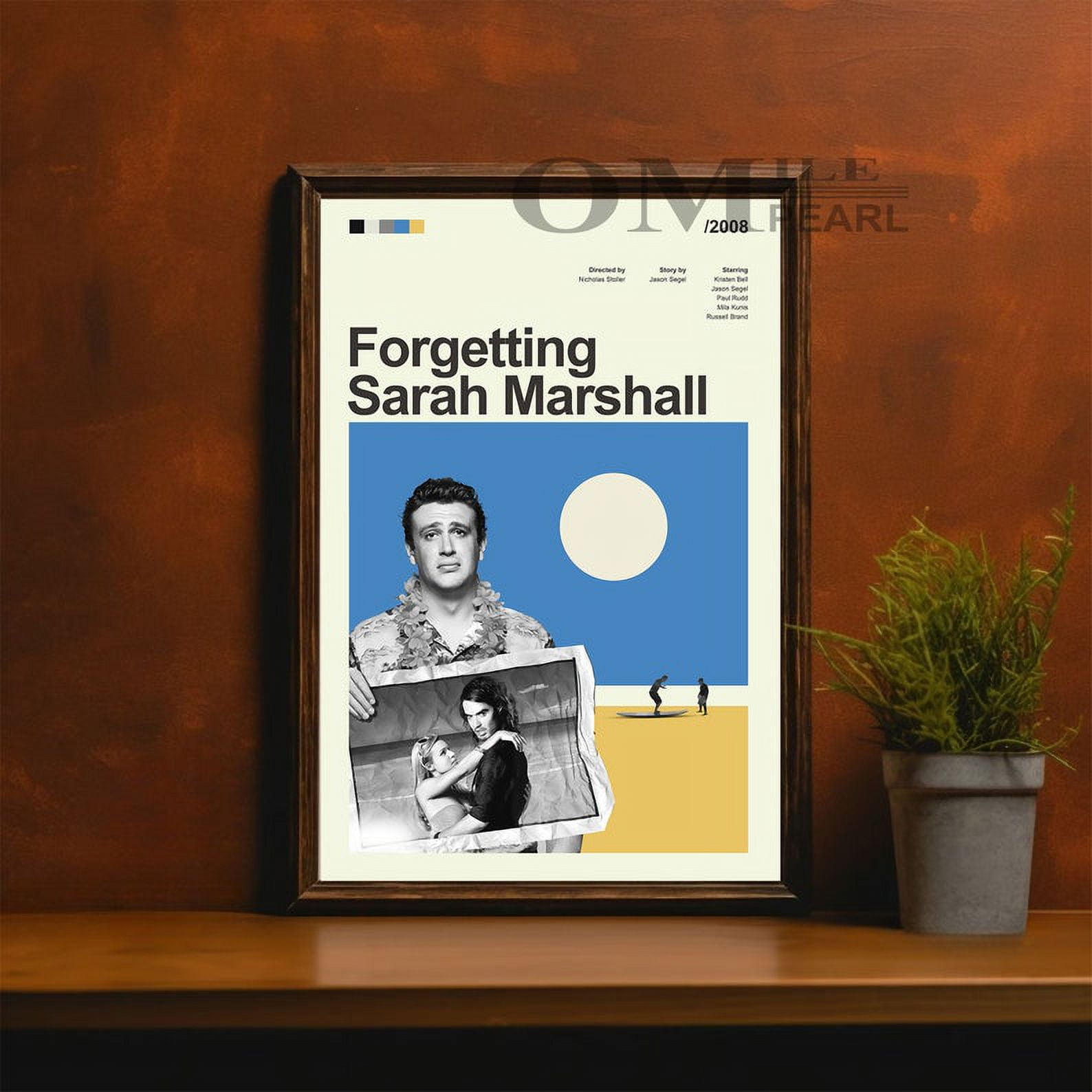 POSTER Mid Century Modern Forgetting Sarah Marshall Movie Poster, Retro ...