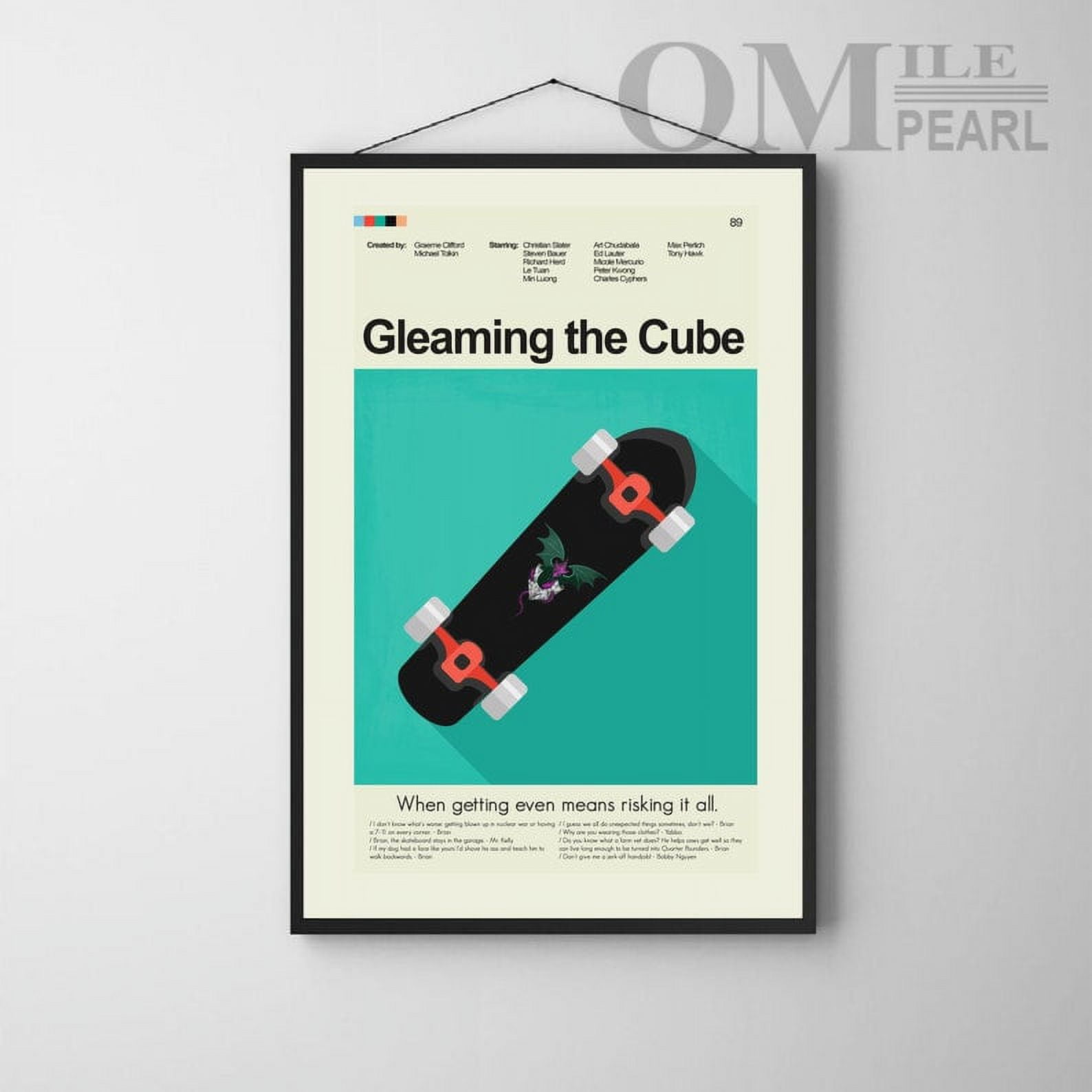 POSTER Mid Century Modern Gleaming the Cube Movie Poster, Retro Movie ...