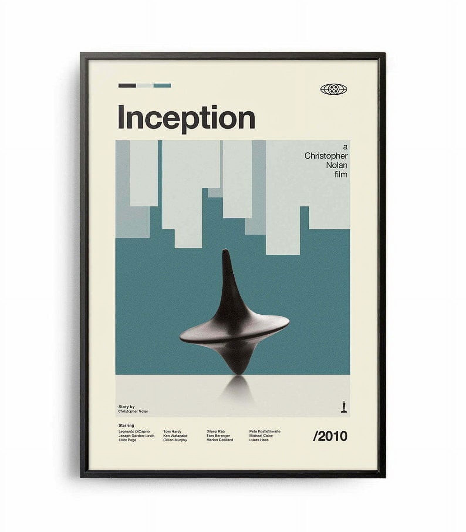 POSTER Mid Century Modern Inception Posters, Retro Movie Print, Modern ...