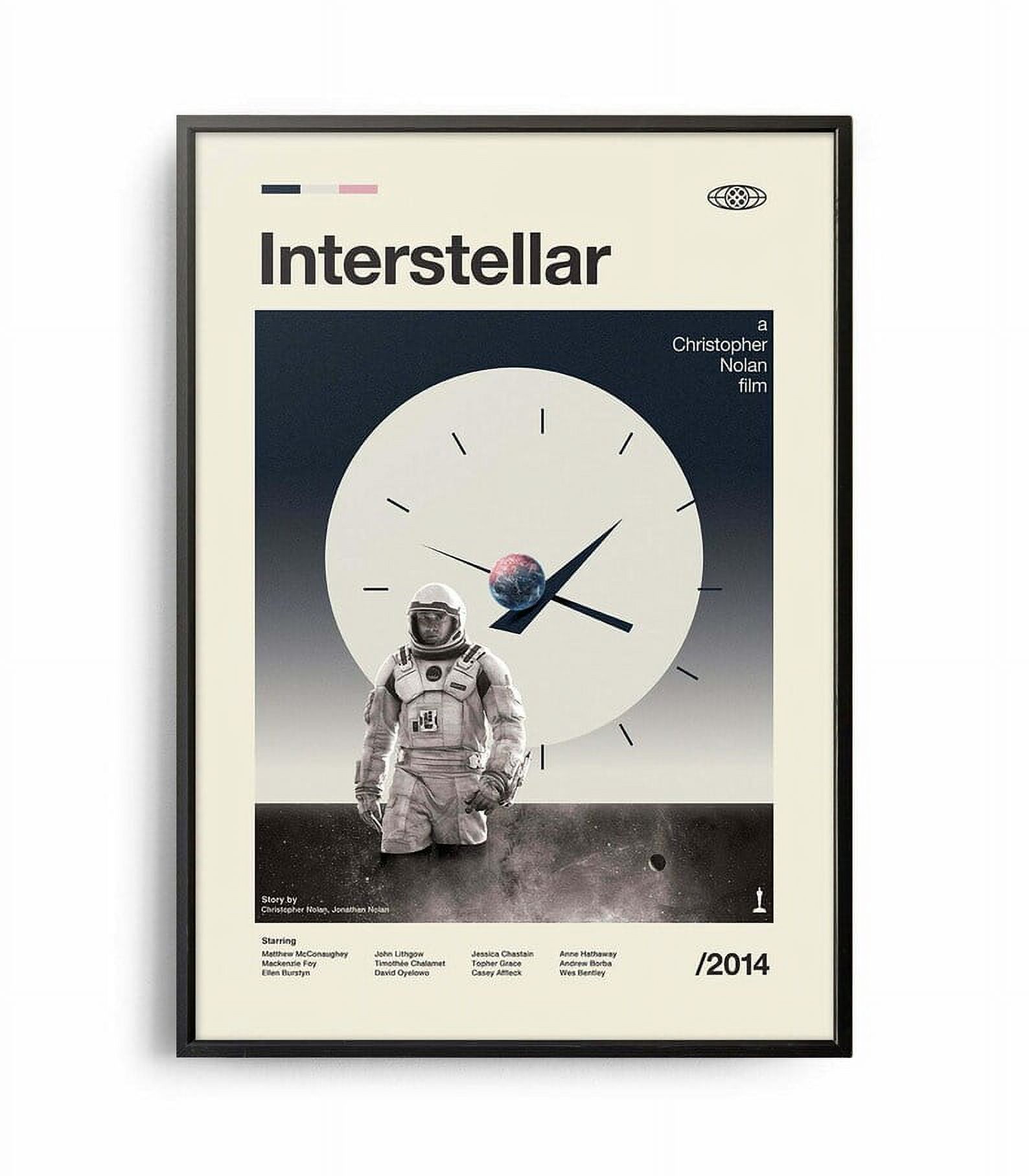 POSTER Mid Century Modern Interstellar Posters, Retro Movie Print ...