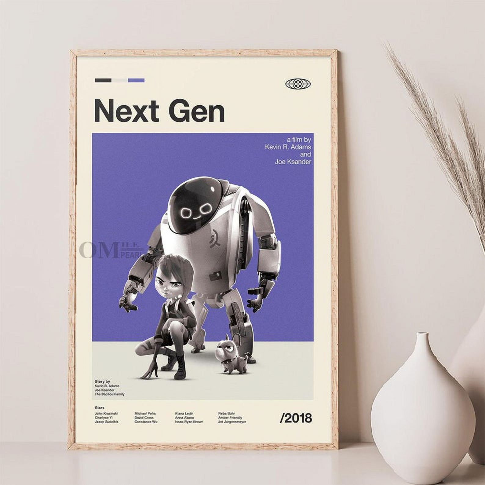 POSTER Mid Century Modern Next Gen Posters, Retro Movie Print, Modern ...