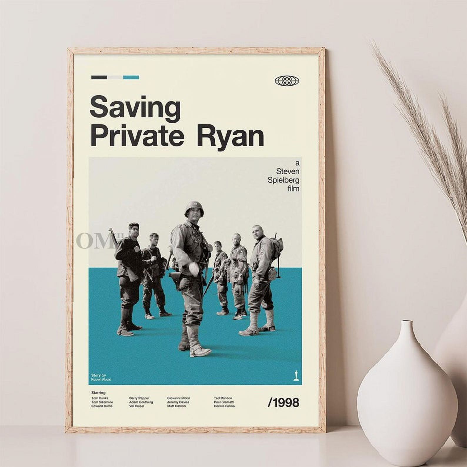 POSTER Mid Century Modern Saving Private Ryan Posters, Retro Movie ...