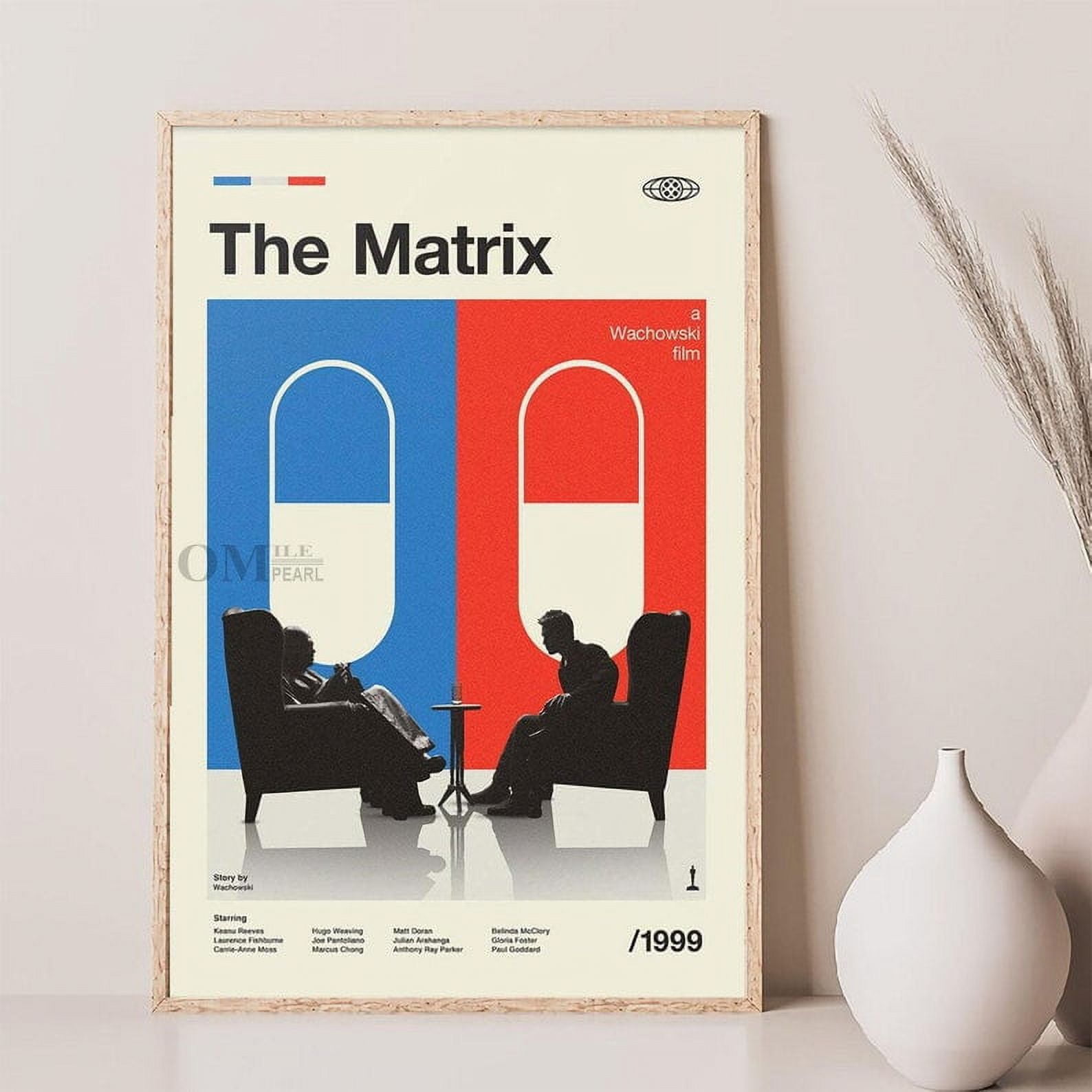 POSTER Mid Century Modern The Matrix Posters, Retro Movie Print, Modern ...