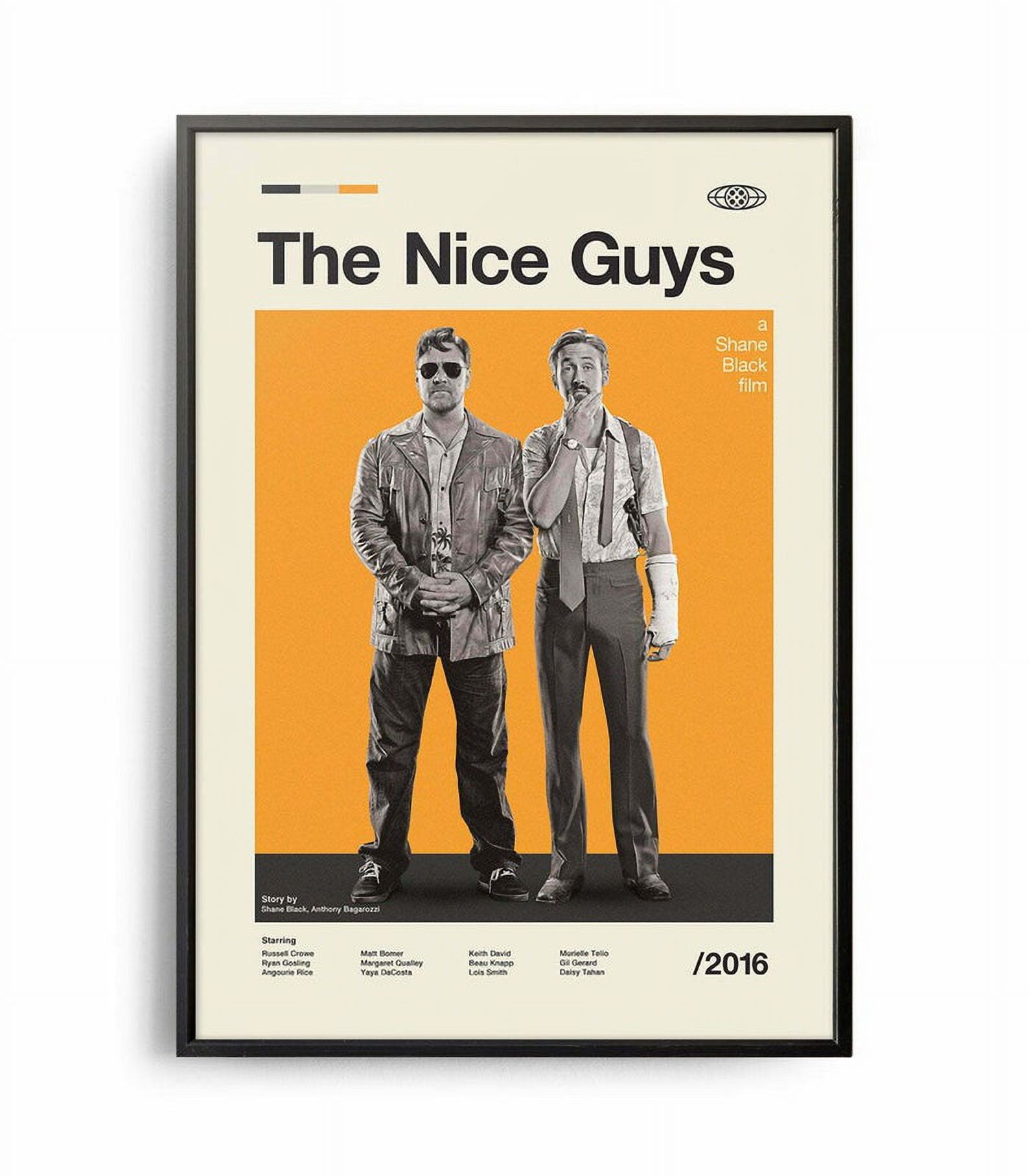 POSTER Mid Century Modern The Nice Guys Posters, Retro Movie Print ...