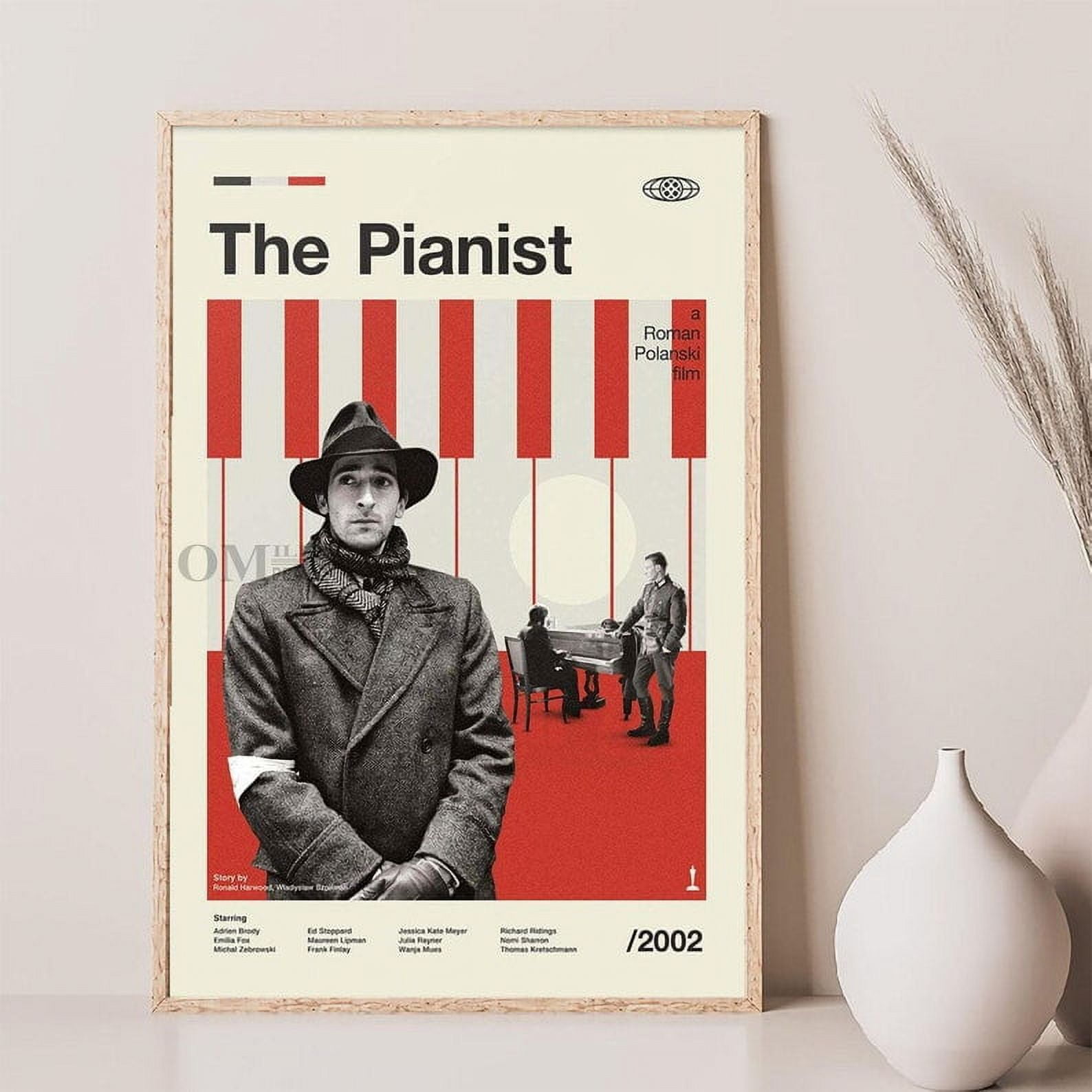 POSTER Mid Century Modern The Pianist Posters, Retro Movie Print ...