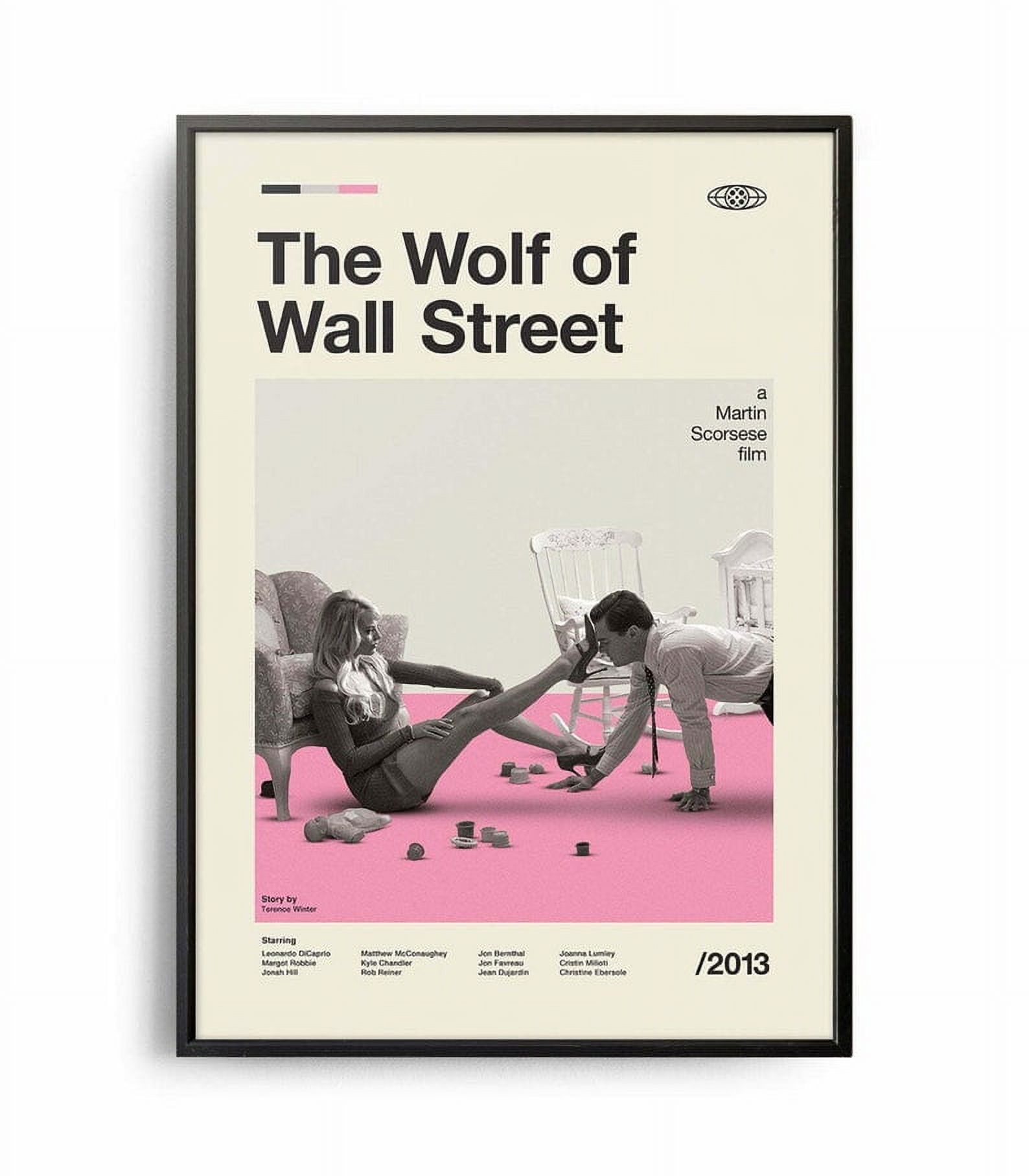 POSTER Mid Century Modern The Wolf of Wall Street Posters, Retro Movie ...