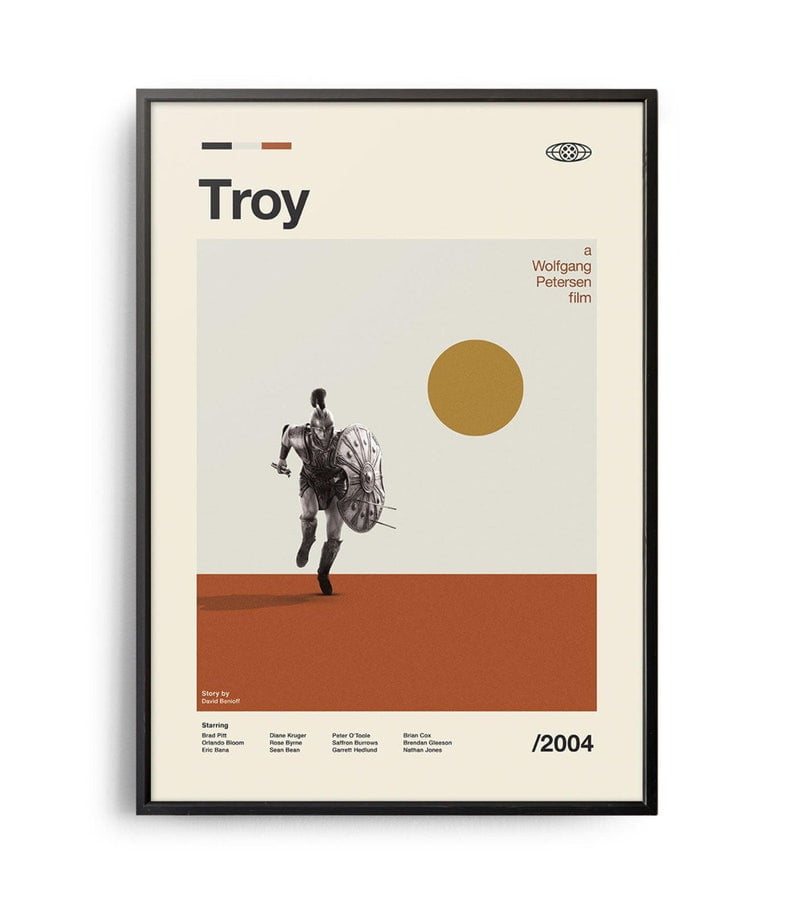 POSTER Mid Century Modern Troy Posters, Retro Movie Print, Modern ...