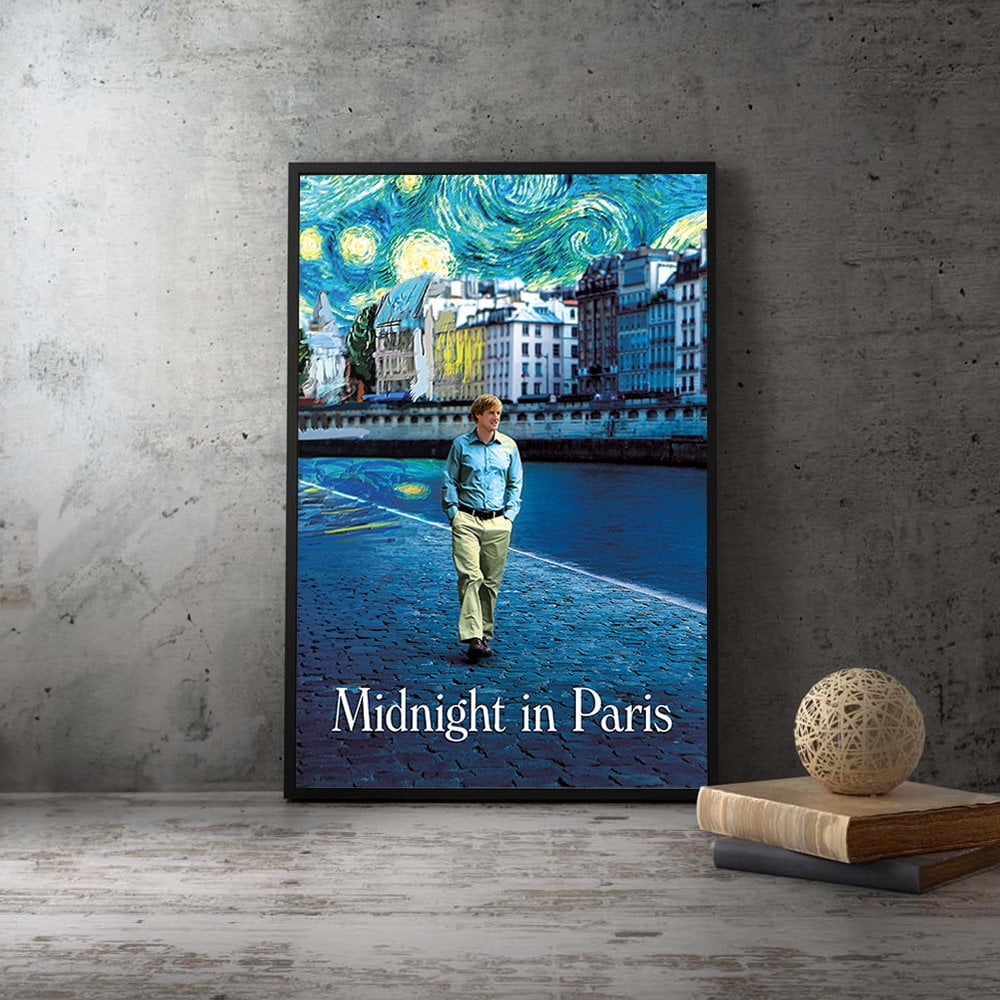 POSTER Midnight in Paris Movie Poster,Wall Art Decor Home Print,Full ...
