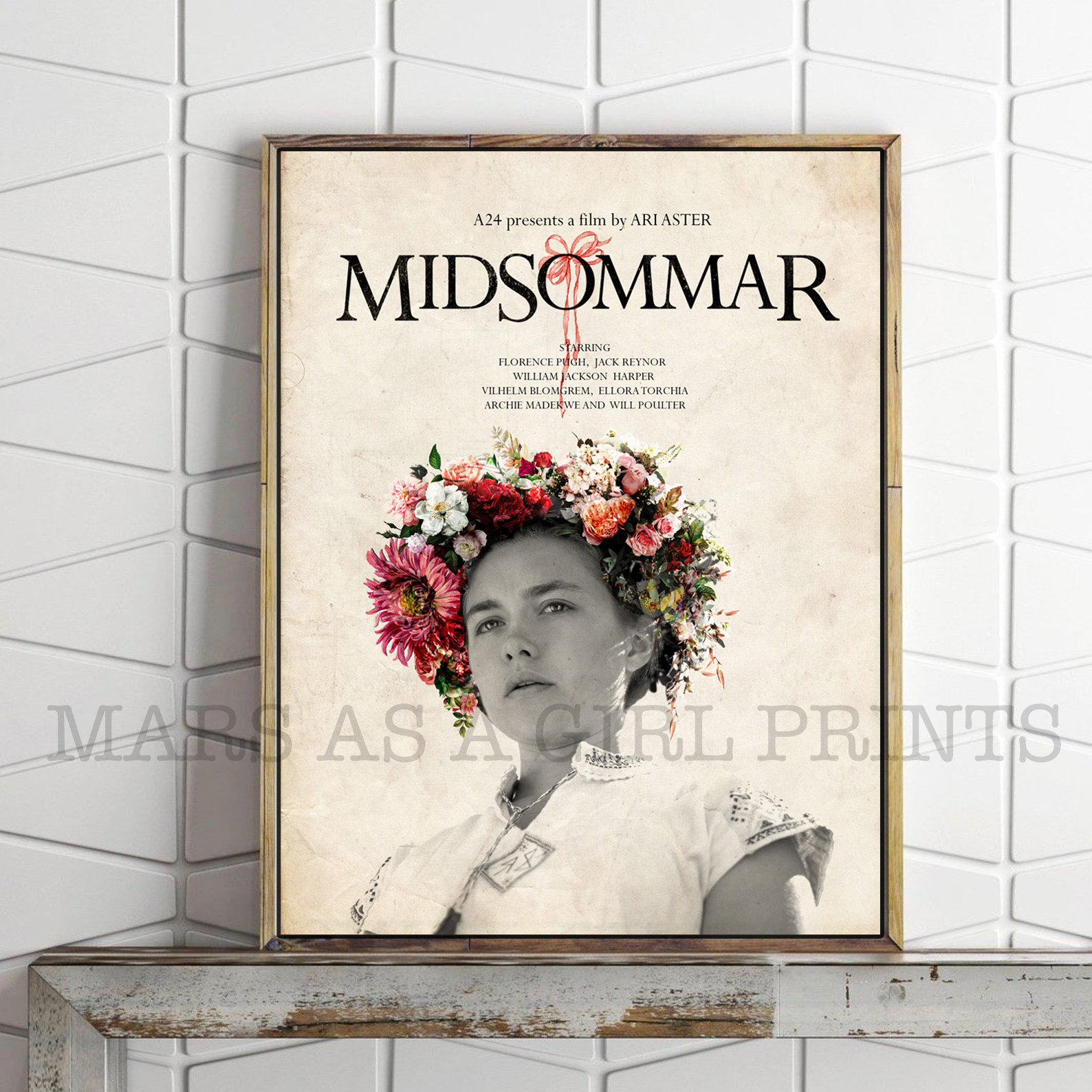 POSTER Midsommar Poster, Florence Pugh, A Film by Ari Aster, A24 Films ...