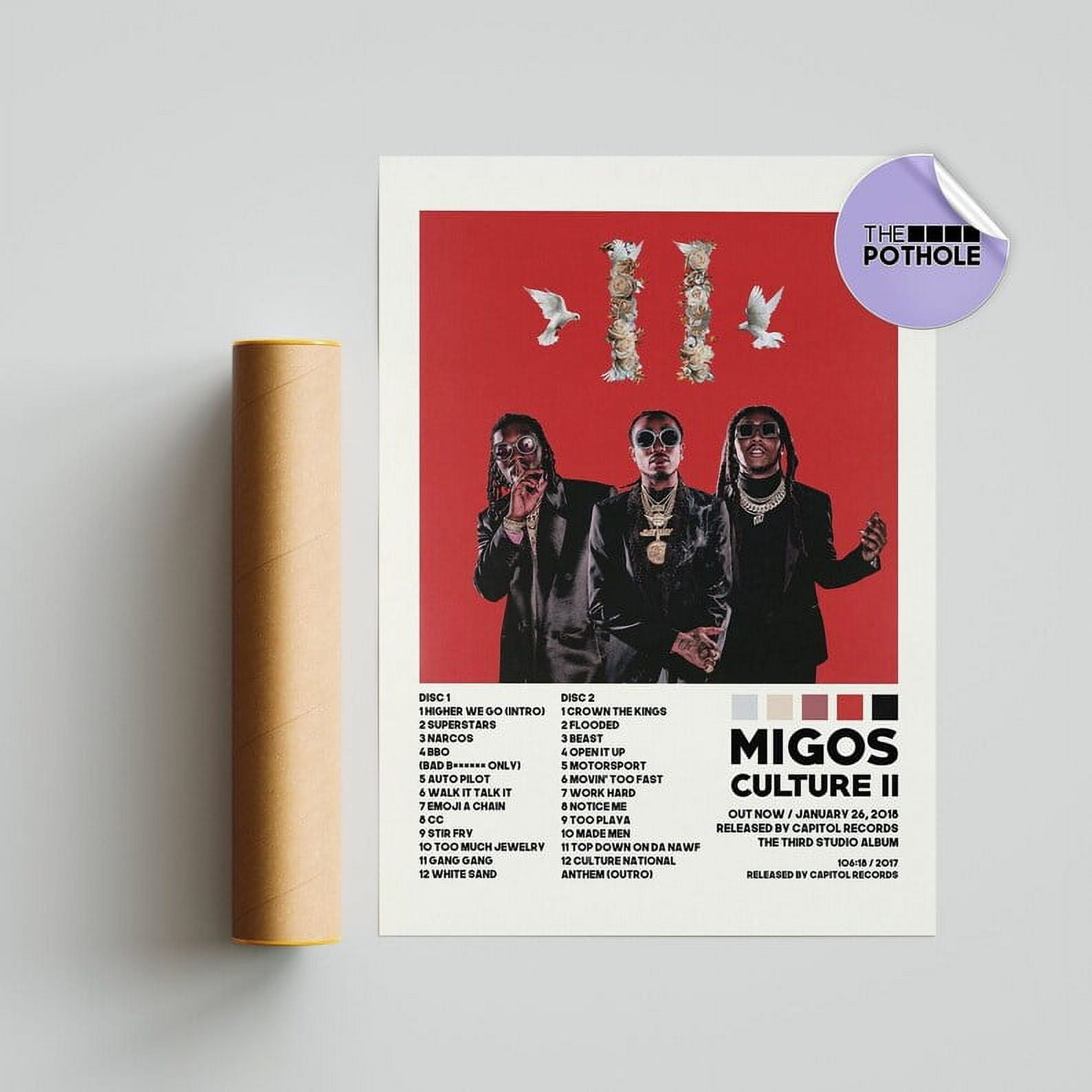 POSTER Migos Poster / Culture II Poster / Album Cover Poster Poster ...