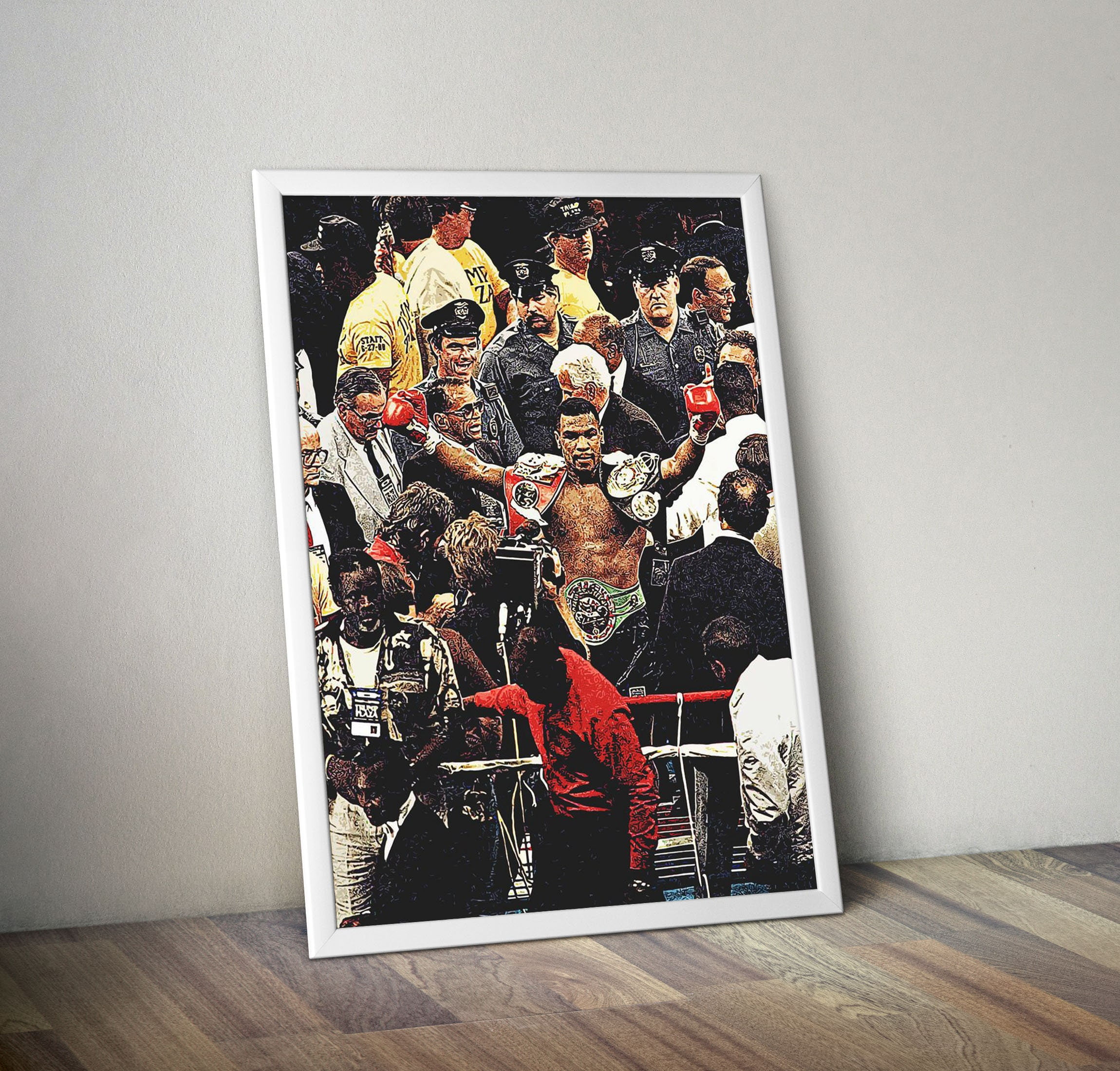 POSTER Mike Tyson Boxing Poster MMA Wall Art Fighter Legends Vintage ...