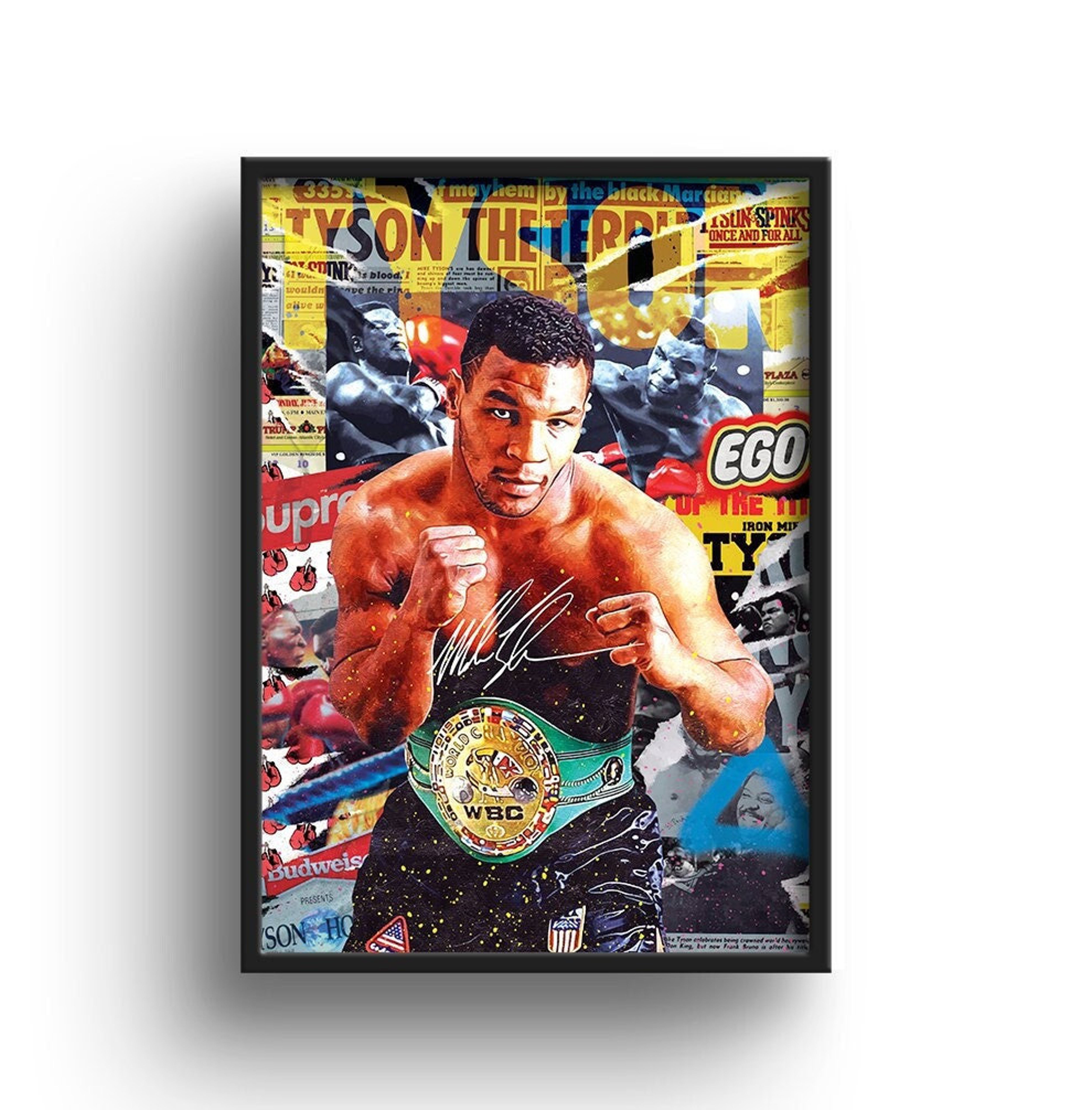 POSTER Mike Tyson Poster, Boxing Art, Gift for boyfriend, Mens Gift, Man Cave Gift, Gift for ...