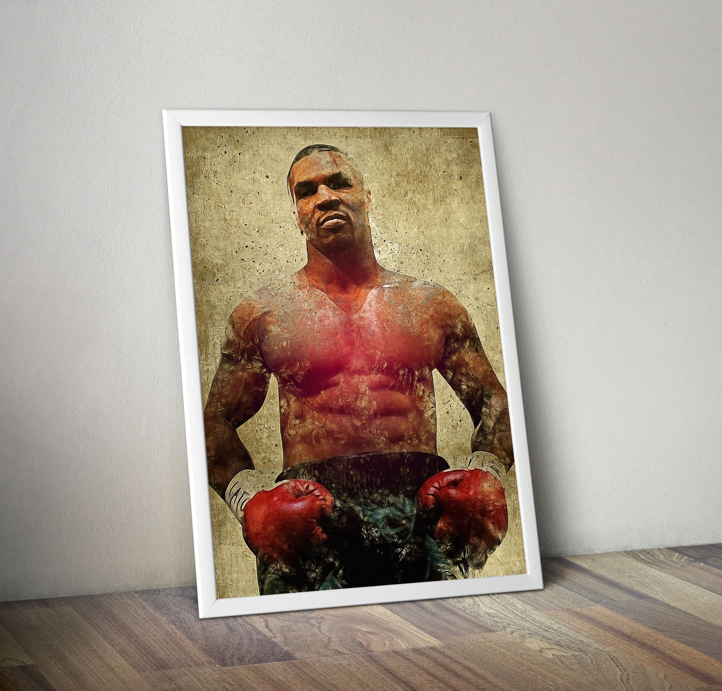 POSTER Mike Tyson Poster Boxing Poster MMA Poster Fight Fan Cave Man ...