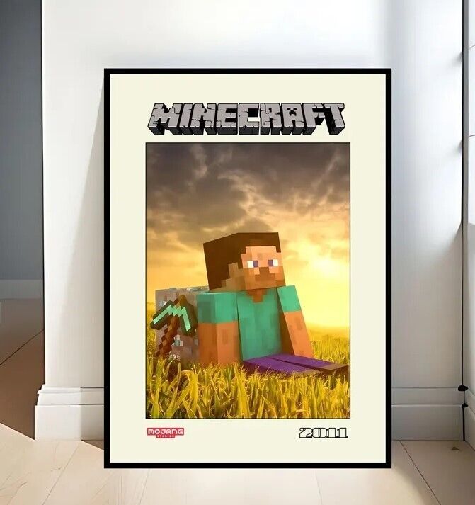 POSTER Minecraft Poster - Gaming Wall Art - Game room sign - Video Game ...