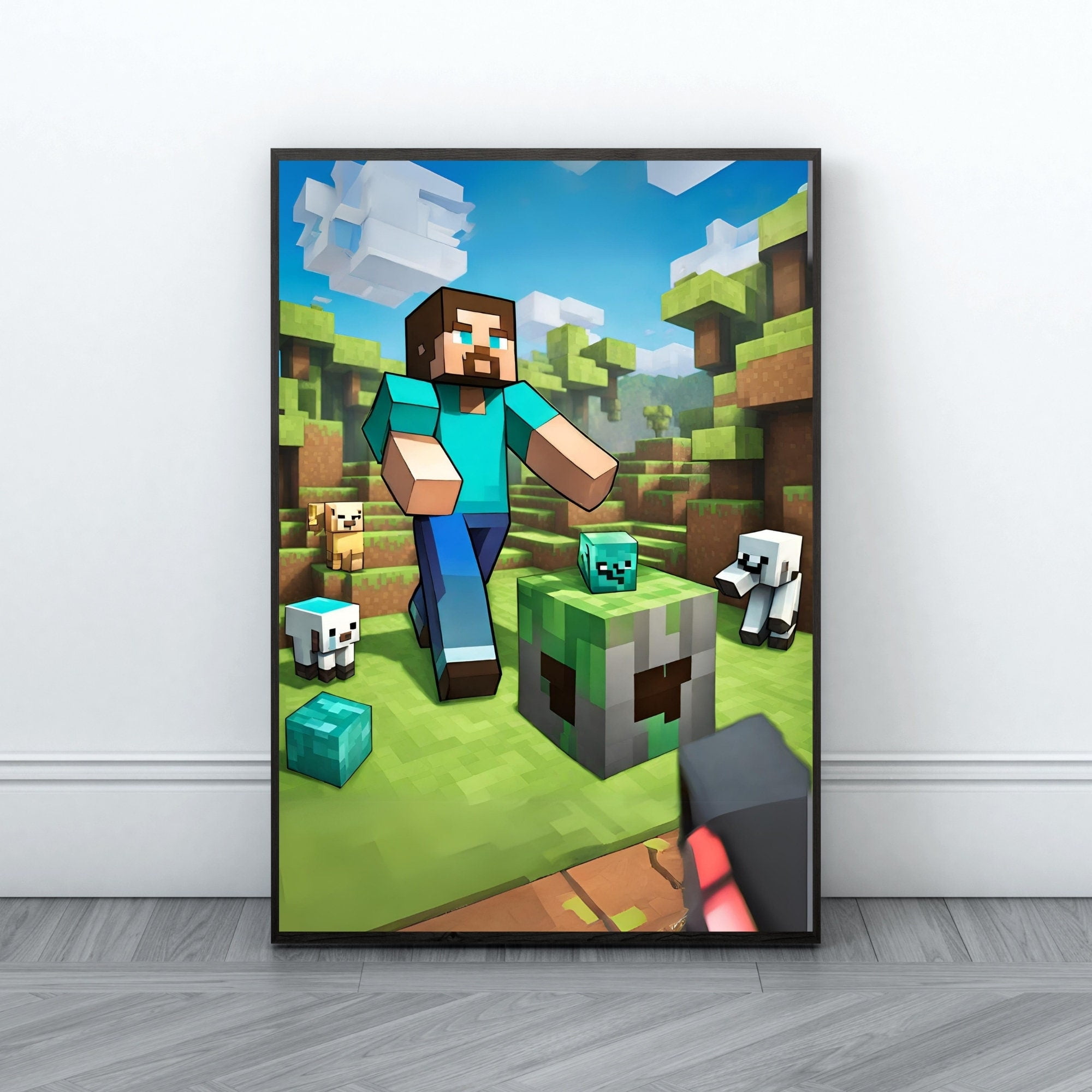 POSTER Minecraft game poster wall art room decor.-UNFRAMED - Walmart.com