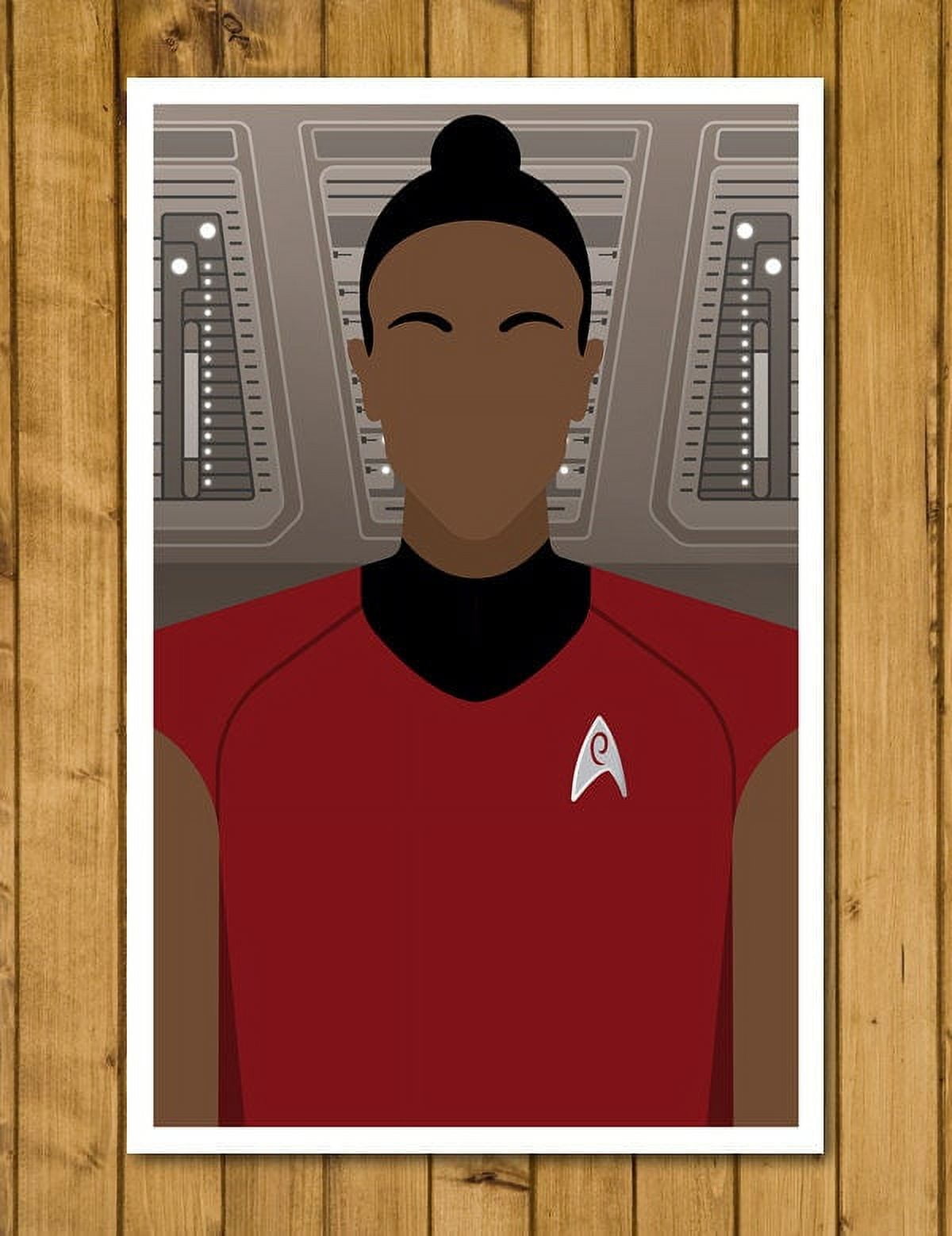 POSTER Minimal Star Trek: Movie Reboot - Nyota Uhura - Kelvin Universe ...