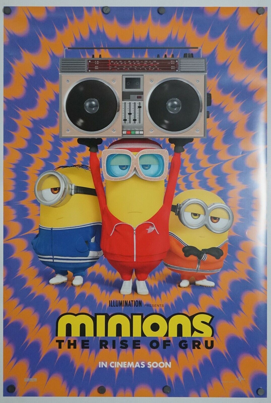 POSTER Minions the Rise of Gru - original DS movie poster INTL Advance ...