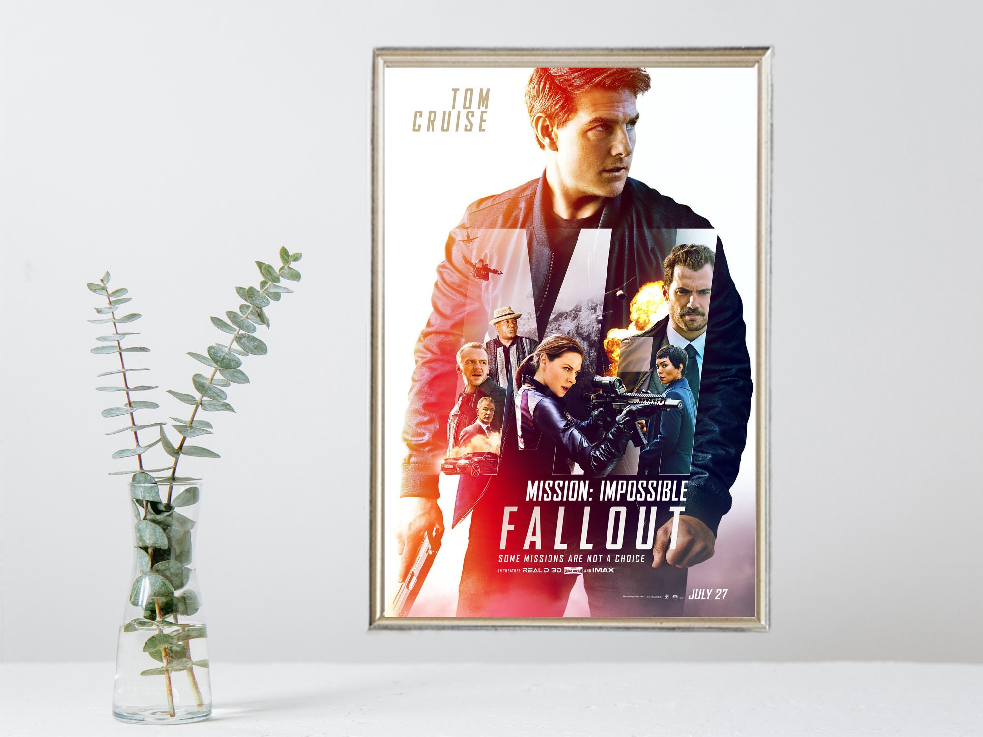 POSTER Mission: Impossible - Fallout - Vintage Movie Poster - Limited ...