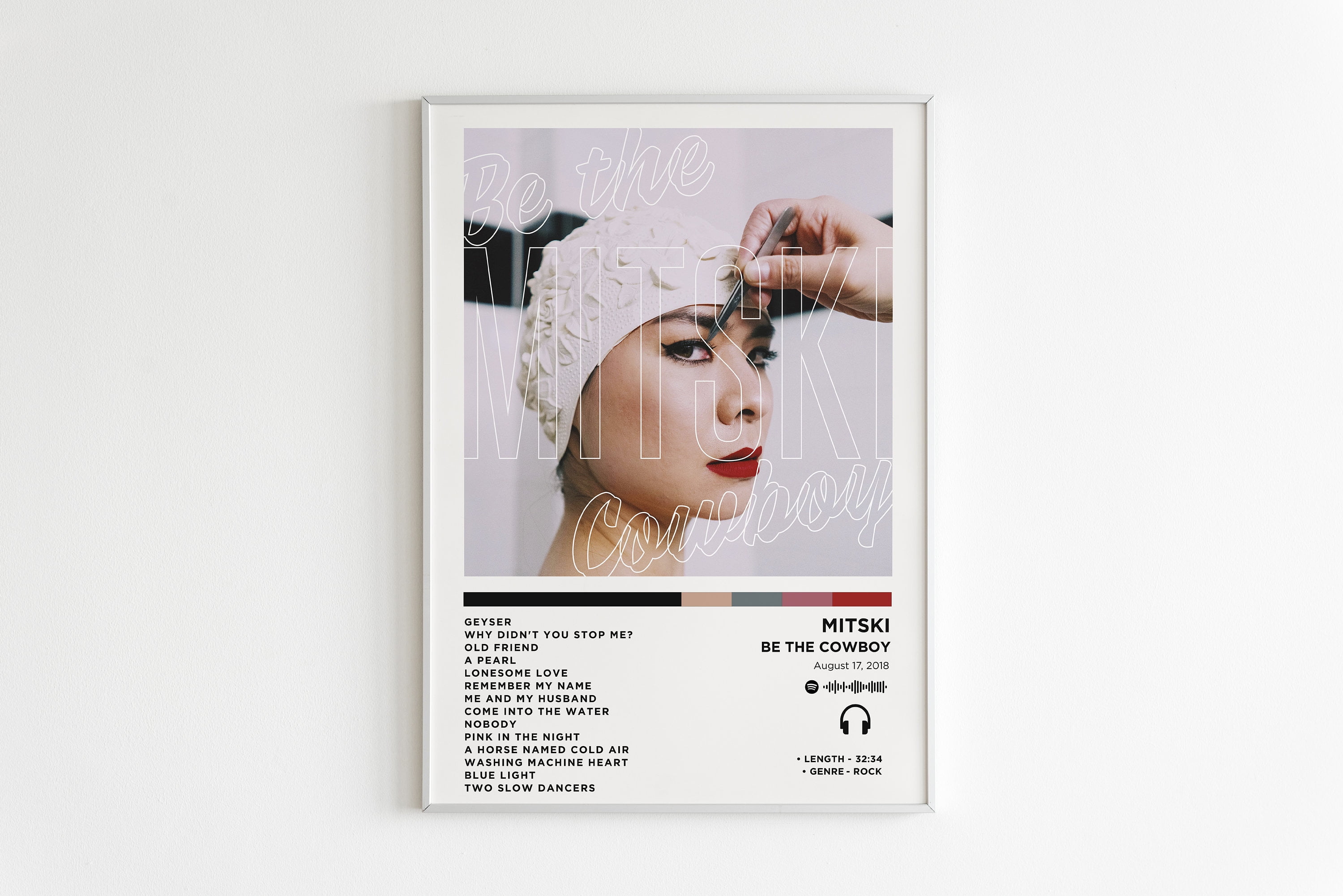 POSTER Mitski - Be The Cowboy Album Poster / Album Cover Poster / Music ...
