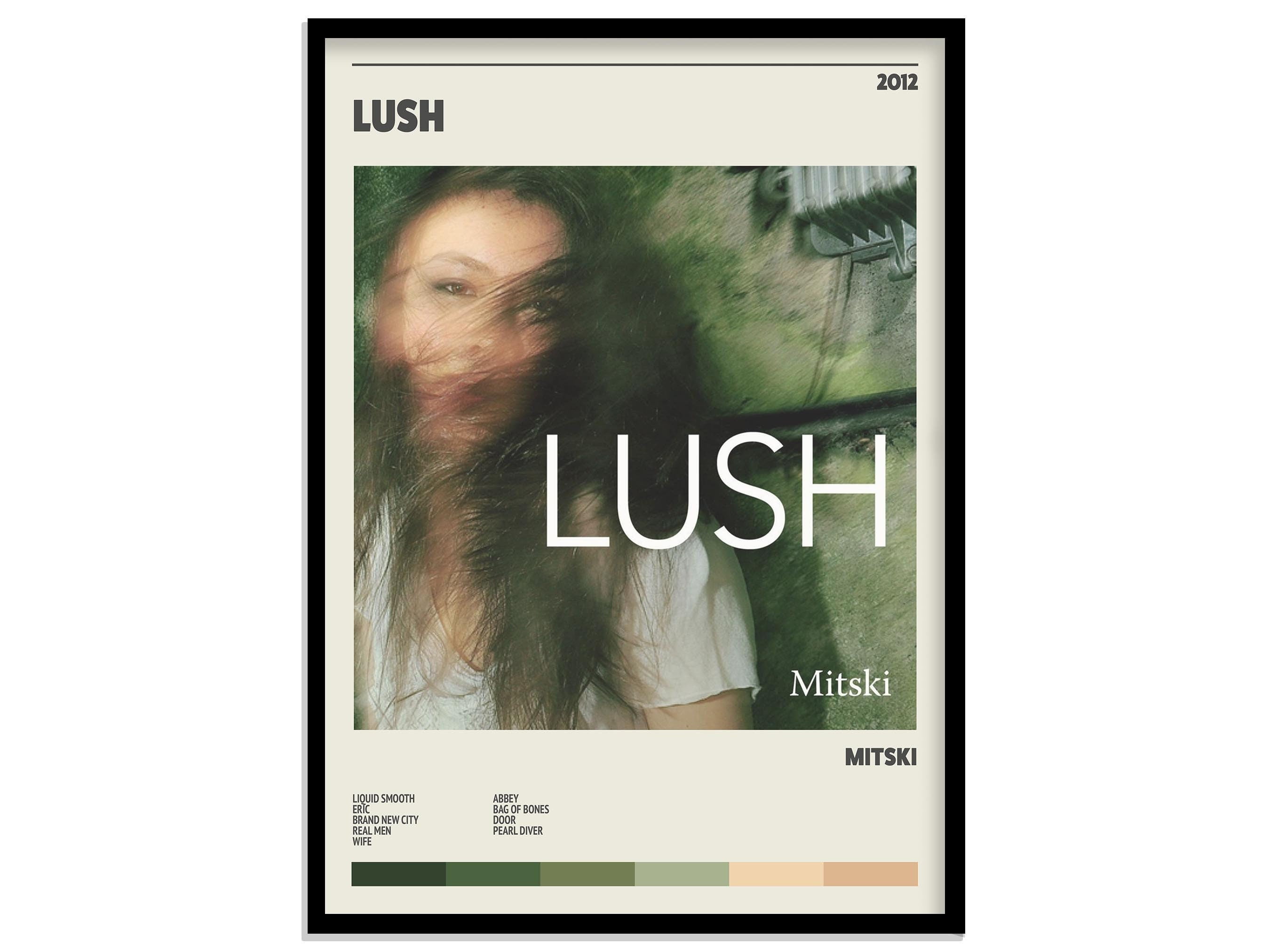 POSTER Mitski - Lush - Retro Music Album Poster Print -UNFRAMED ...