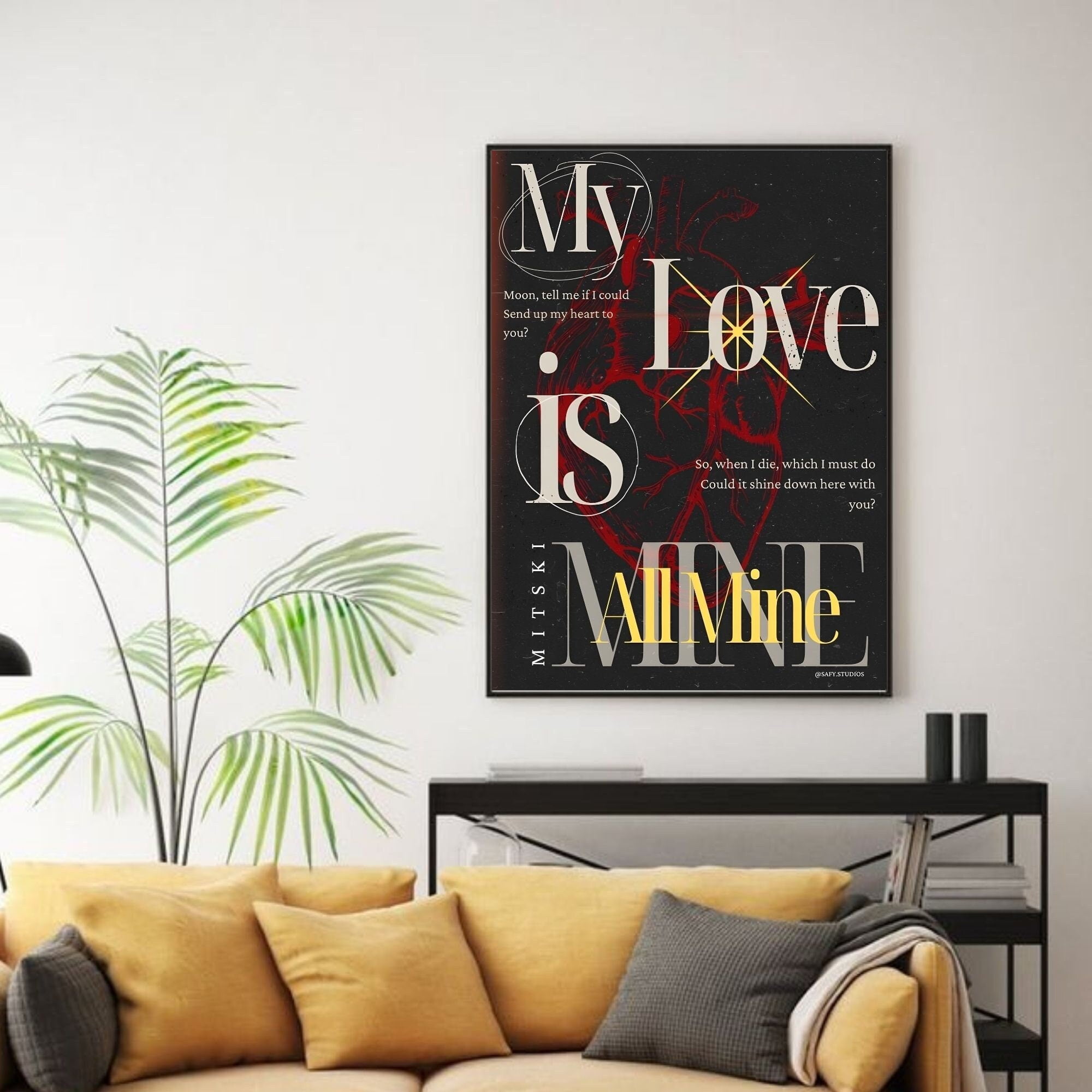 POSTER Mitski Poster, Mitski Wall Art, Vintage Mistki Poster, Singer ...