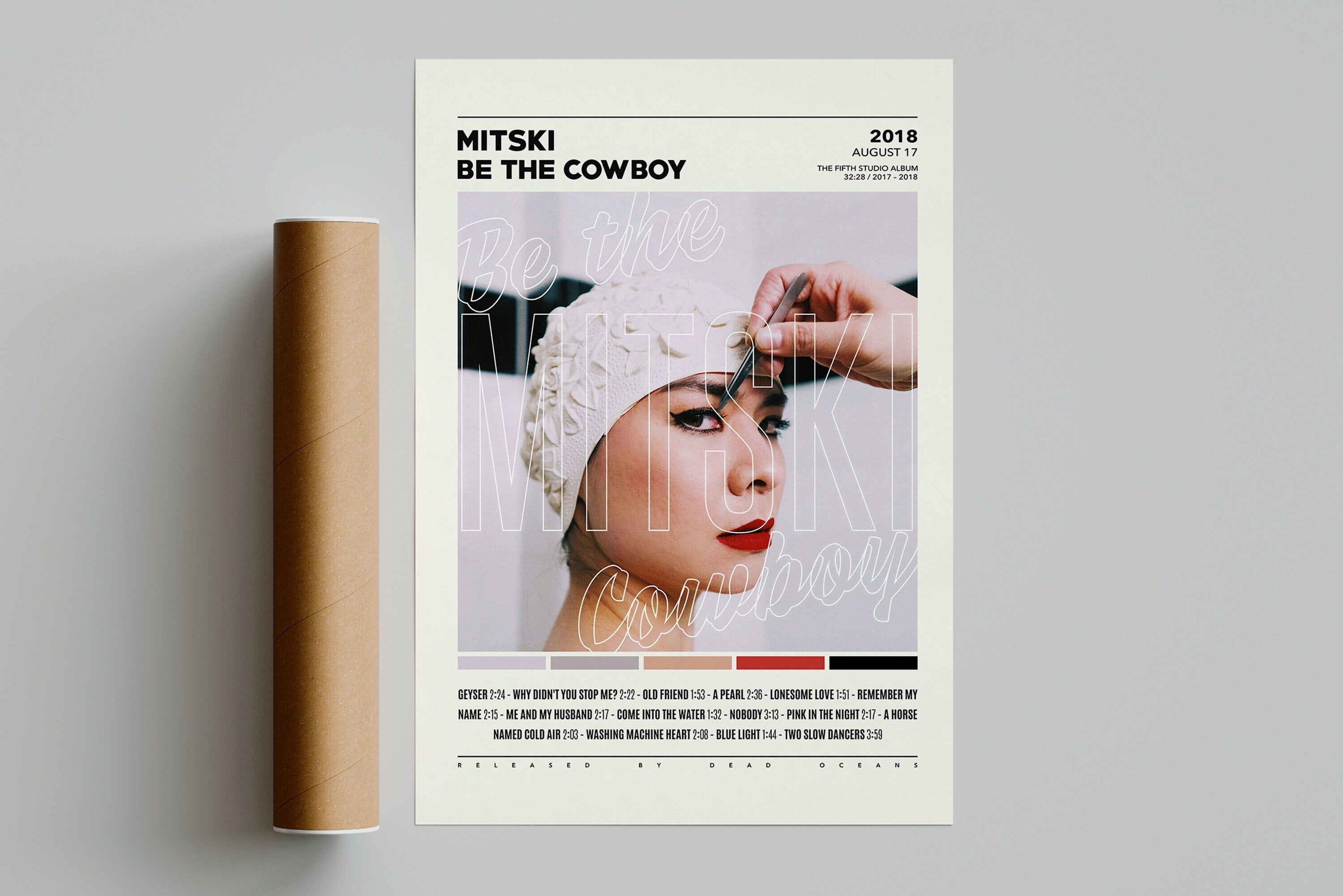 POSTER Mitski Posters / Be The Cowboy / Mitski / Album Cover Poster, Poster Print Wall Art, Home ...