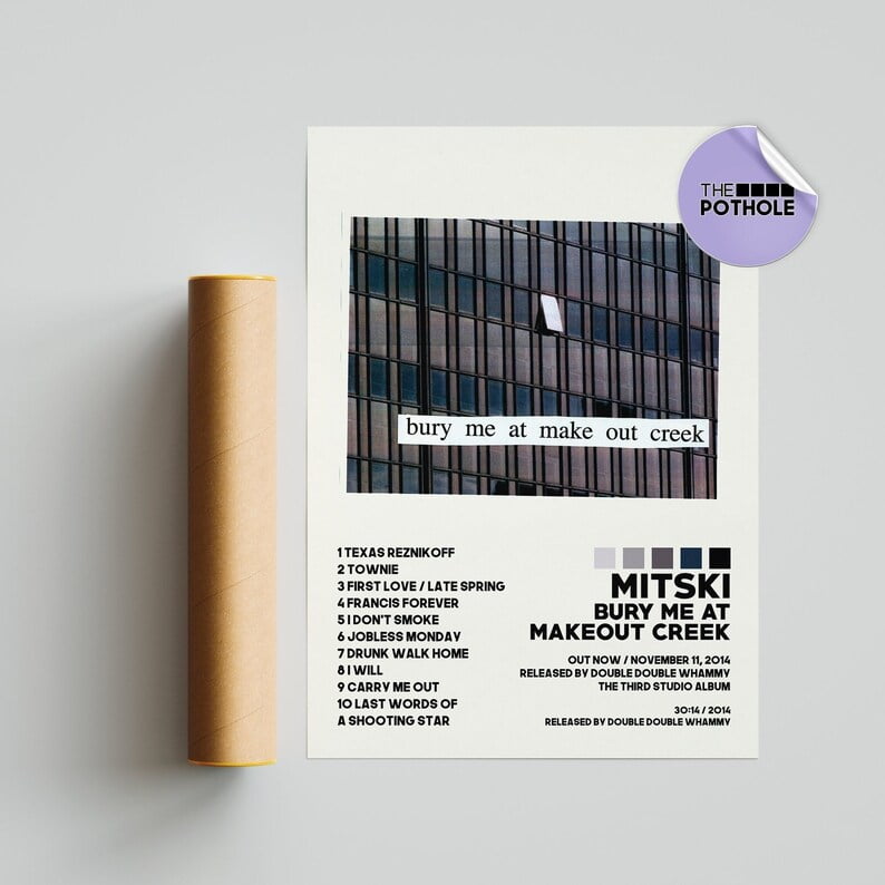 POSTER Mitski Posters / Bury Me at Make Out Creek / Mitski / Album ...