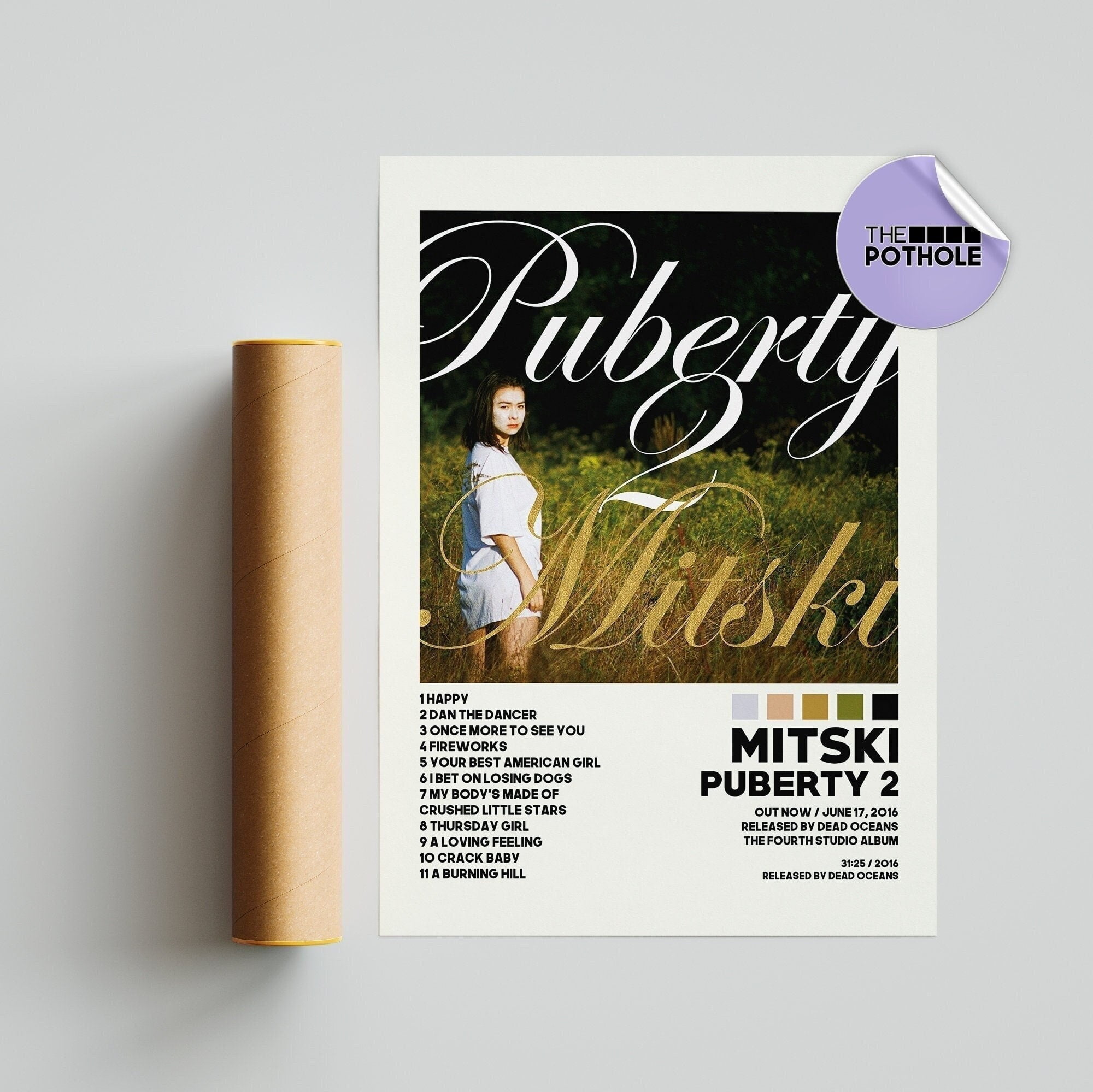 POSTER Mitski Posters / Puberty 2 Poster / Mitski / Album Cover Poster ...