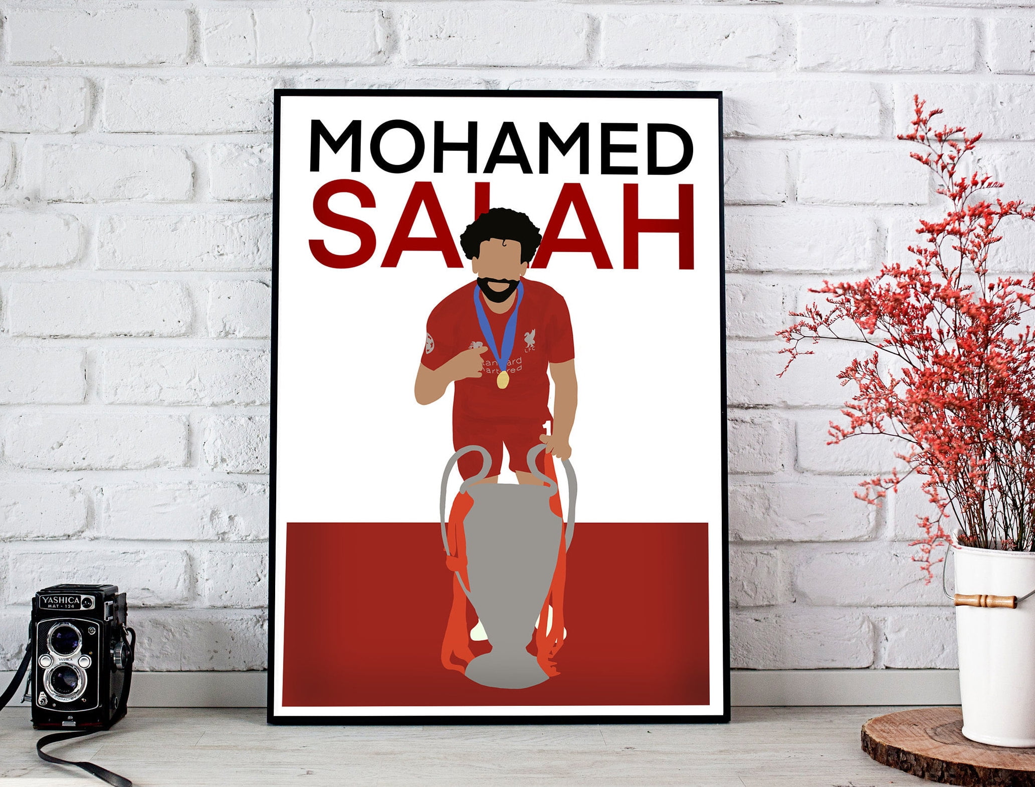 POSTER Mo Salah - Liverpool FC Print - Liverpool FC Print - Liverpool ...
