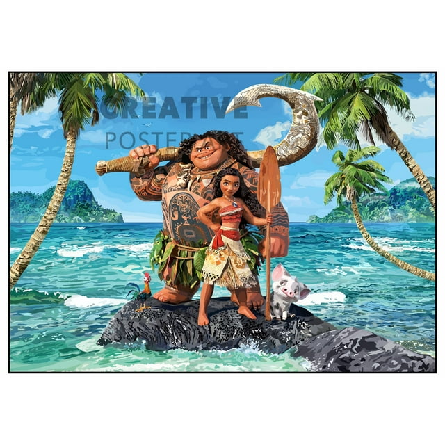 POSTER Moana Poster, Moana Movie Poster Landscape,Disney Moana Poster ...
