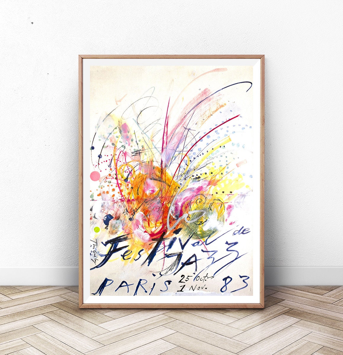 POSTER Modern Abstract Museum Poster, Exhibition Print, Contemporary ...