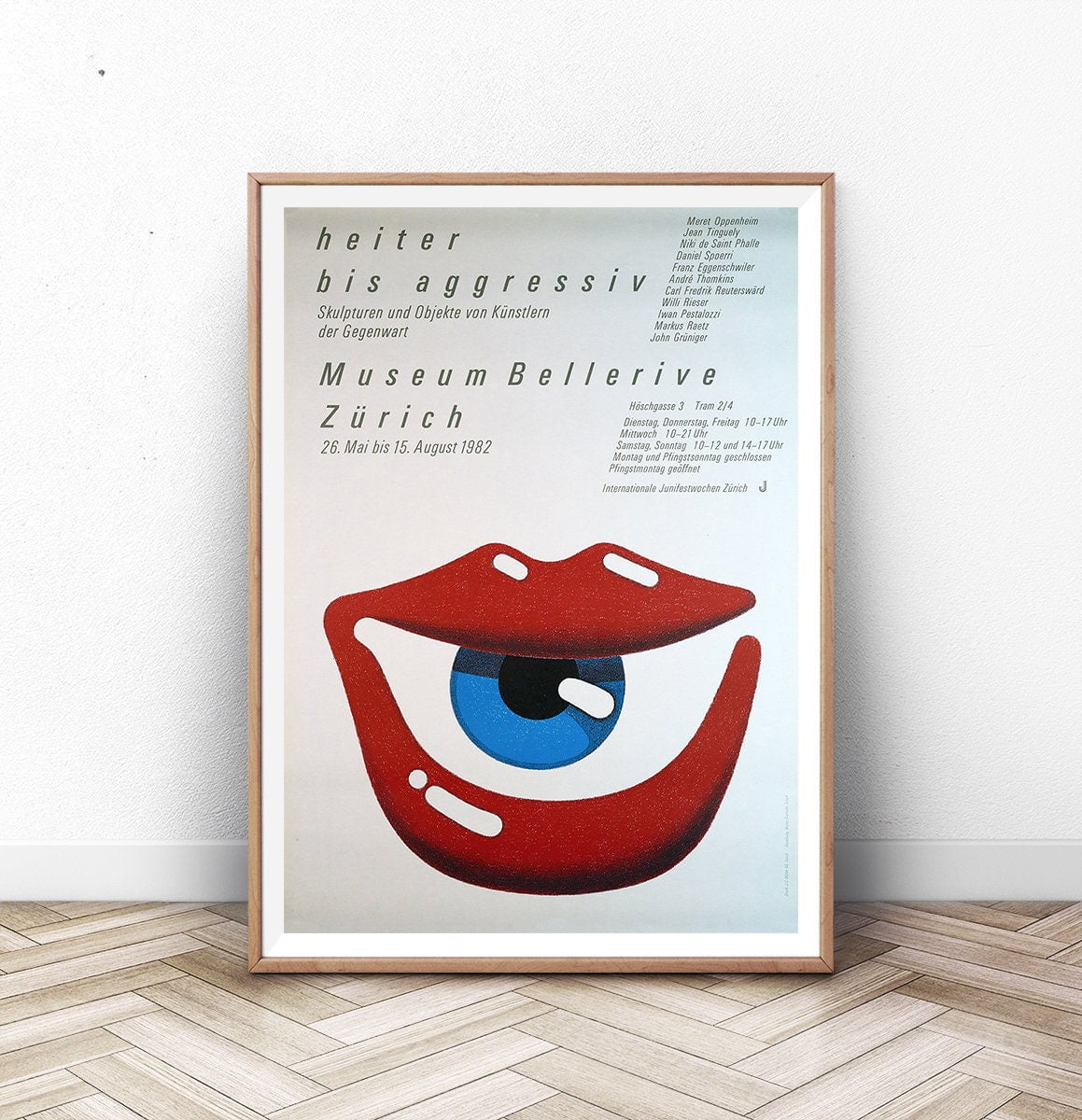 POSTER Modern Abstract Museum Poster, Exhibition Print, Contemporary ...