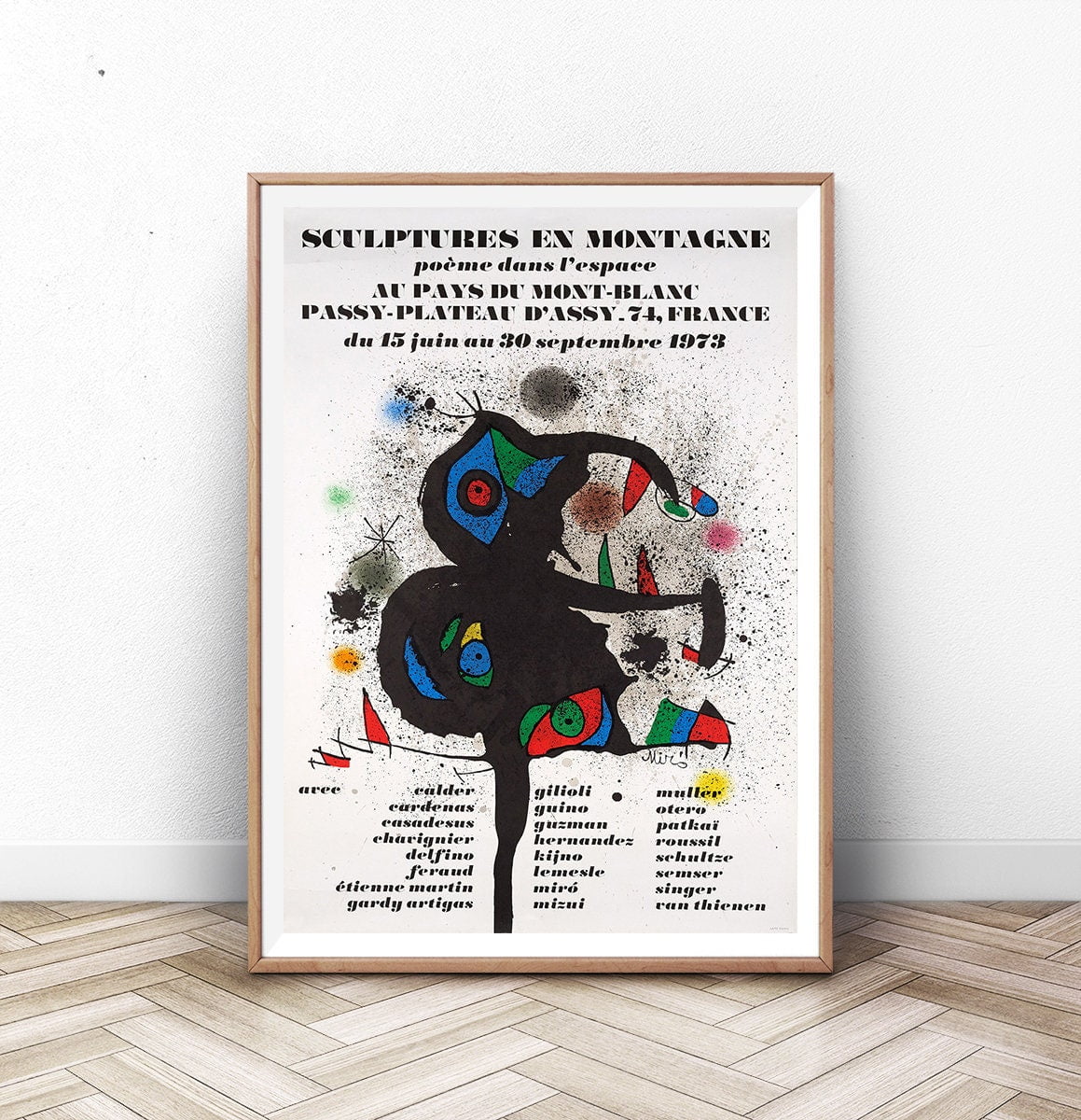 POSTER Modern Abstract Museum Poster, Exhibition Print, Contemporary ...