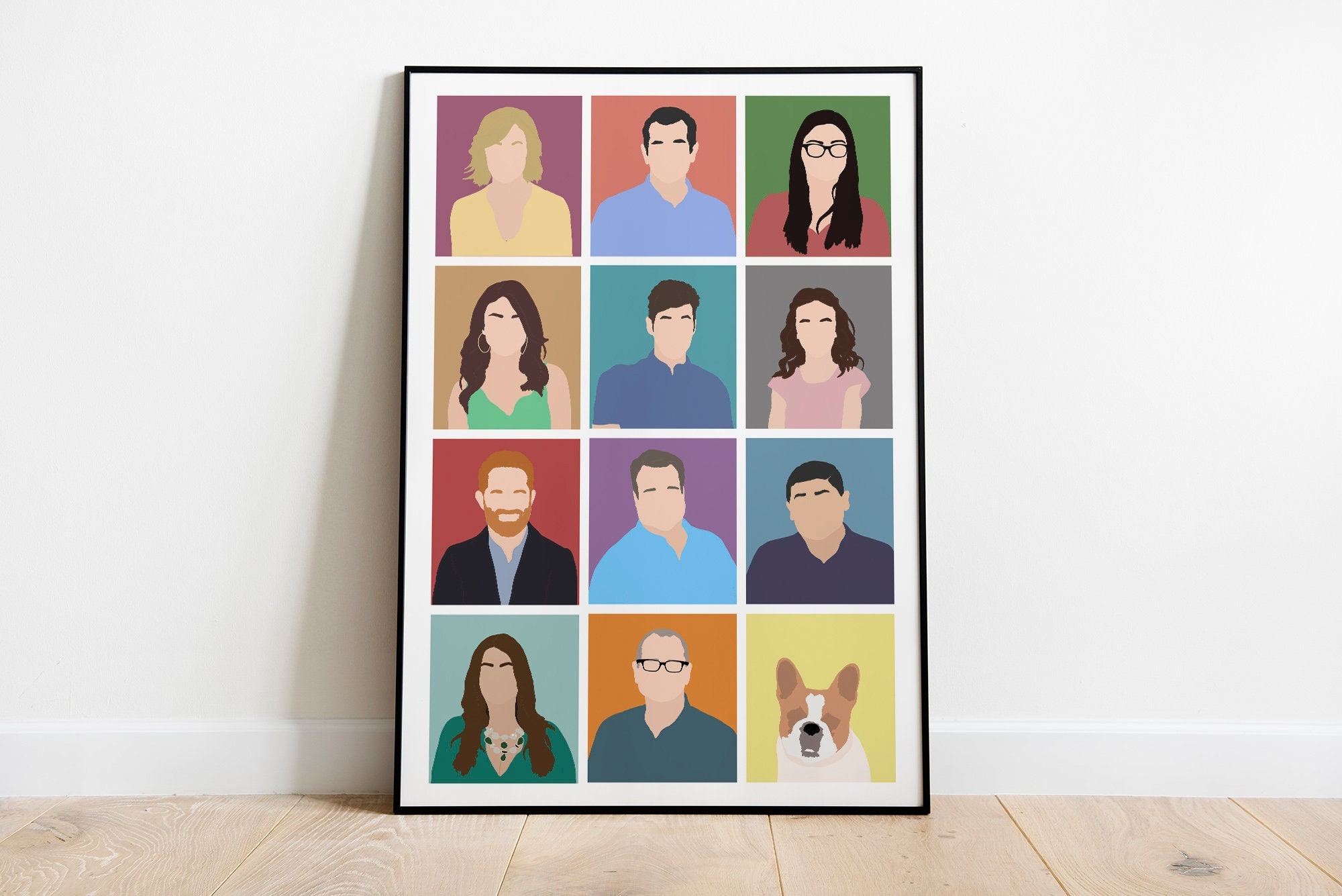 POSTER Modern Family Full Cast Print, Modern Family Cast Poster, Modern ...
